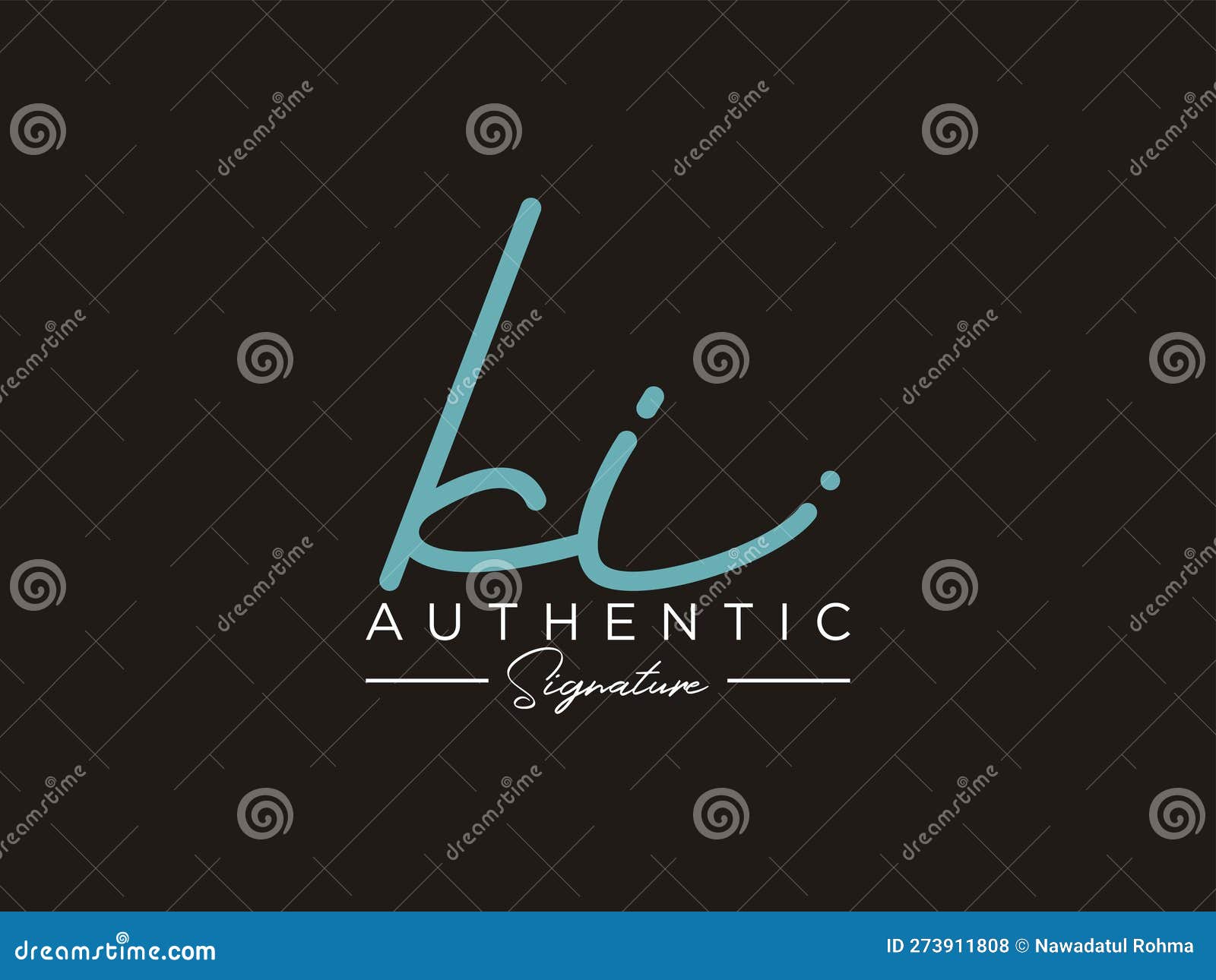 Letter KI Signature Logo Template Vector Stock Vector - Illustration of ...