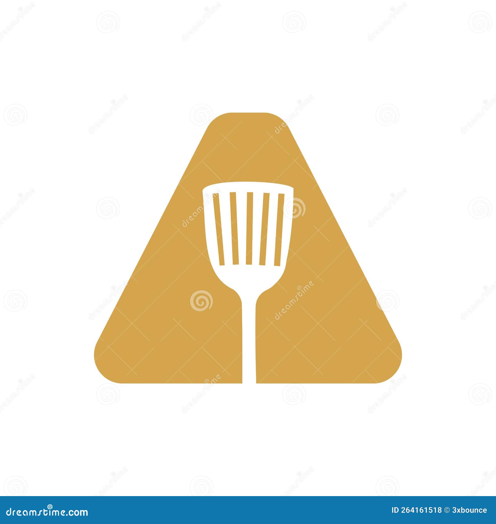 Letter a Kitchen Spatula Logo. Kitchen Logo Design Combined with ...