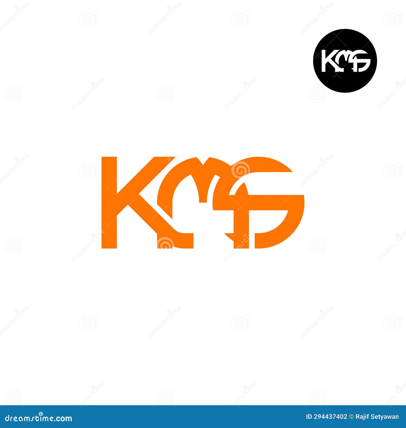 Letter KMS Monogram Logo Design Stock Vector - Illustration of name ...