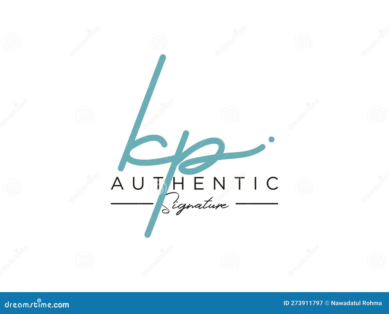 Letter KP Signature Logo Template Vector Stock Vector - Illustration of ...
