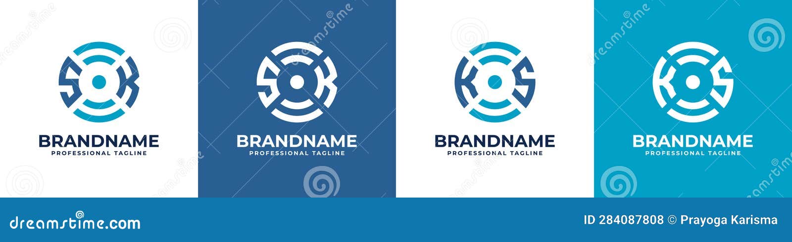 Letter KS or SK Global Technology Monogram Logo, Suitable for Business ...