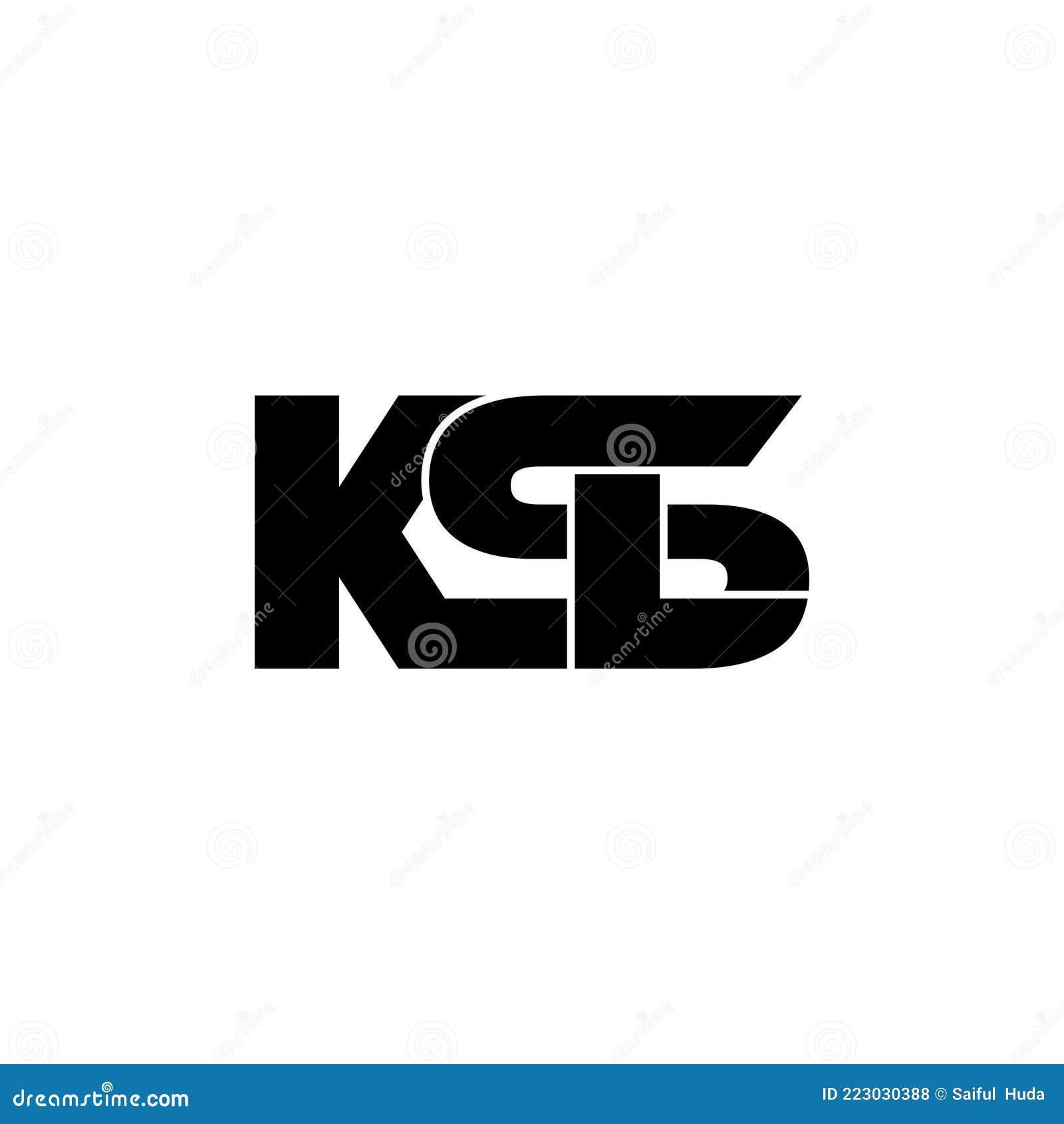 Letter KSL Simple Monogram Logo Icon Design. Stock Vector ...