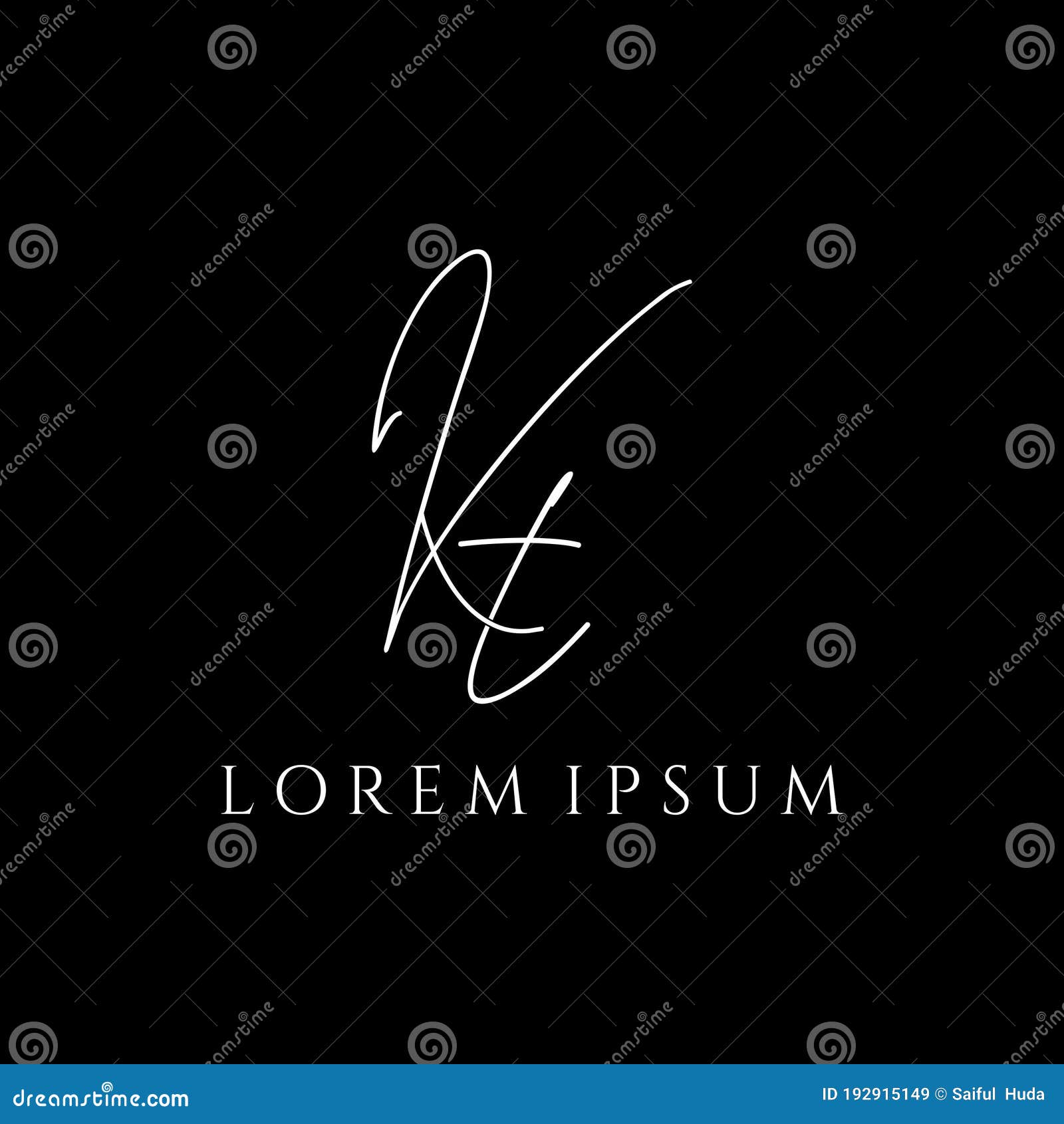 Letter KT Simple Monogram Logo Icon Design. Stock Vector - Illustration ...
