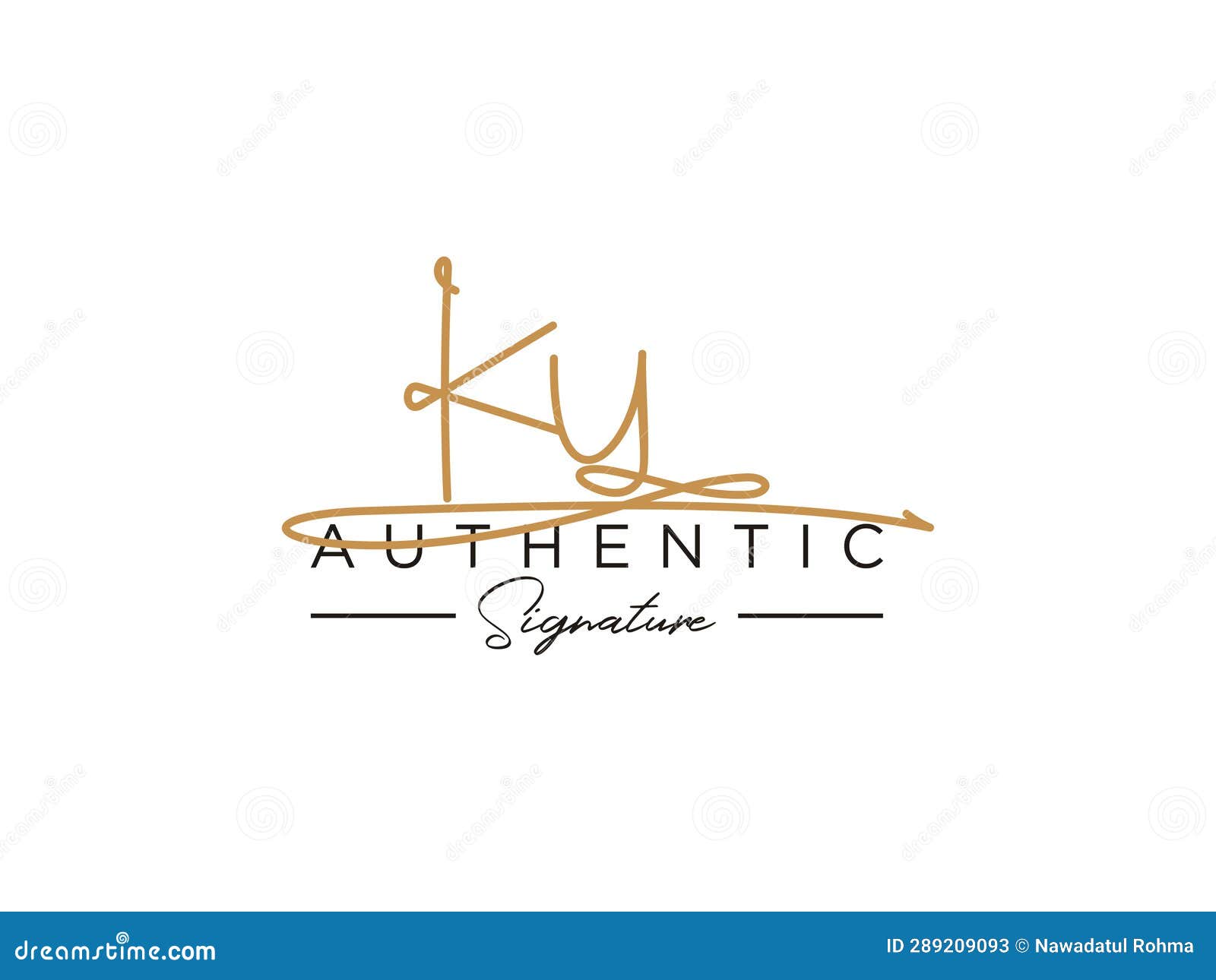 Letter KU Signature Logo Template Vector Stock Vector - Illustration of ...