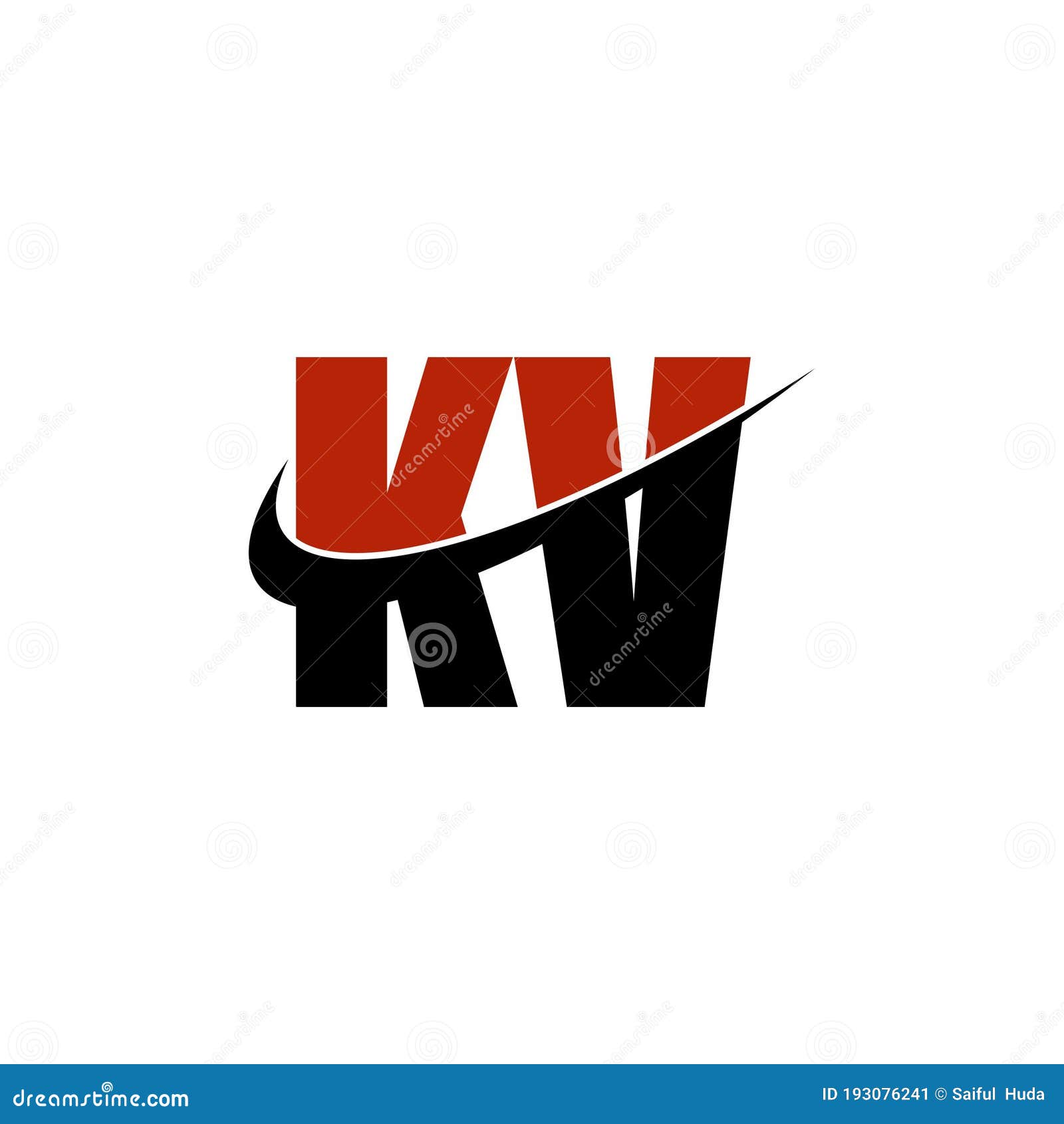 Letter KV Simple Monogram Logo Icon Design. Stock Vector - Illustration ...