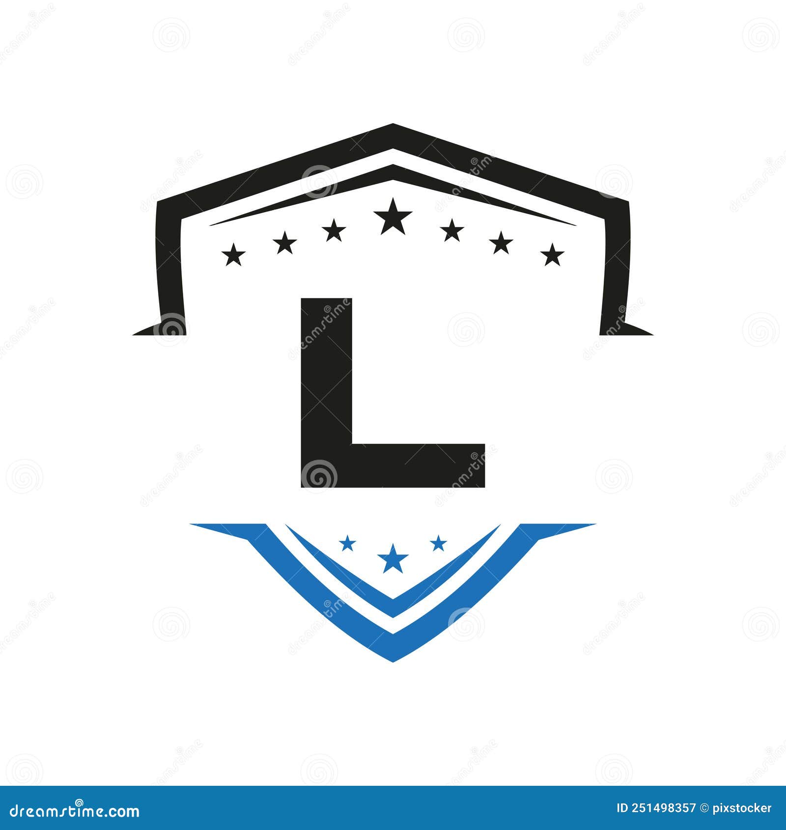 Letter L Automotive Shield Logo Vector Template. Transportation Logo ...