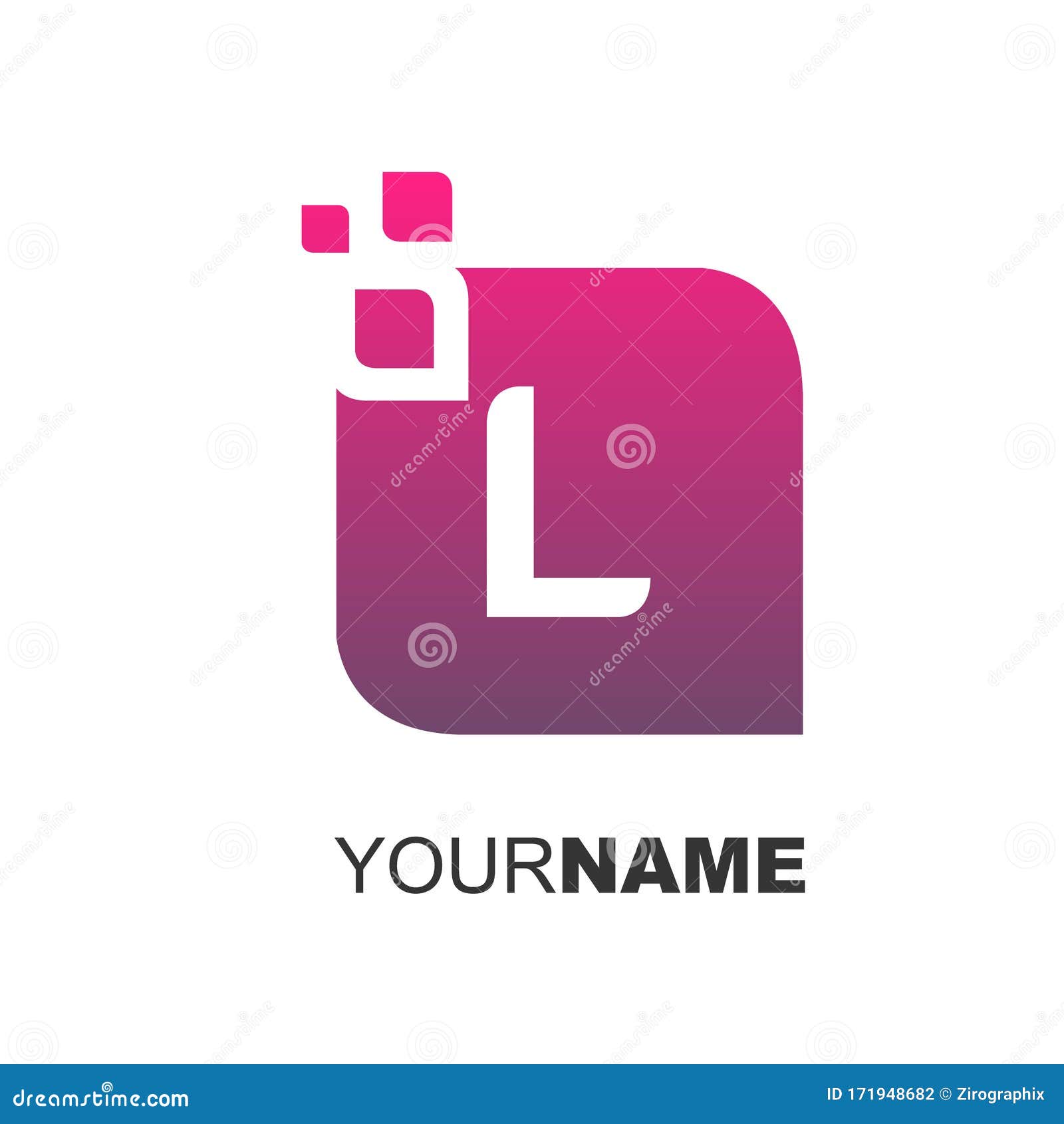 Letter L Creative Tech Logo Icon Design Stock Vector - Illustration of ...