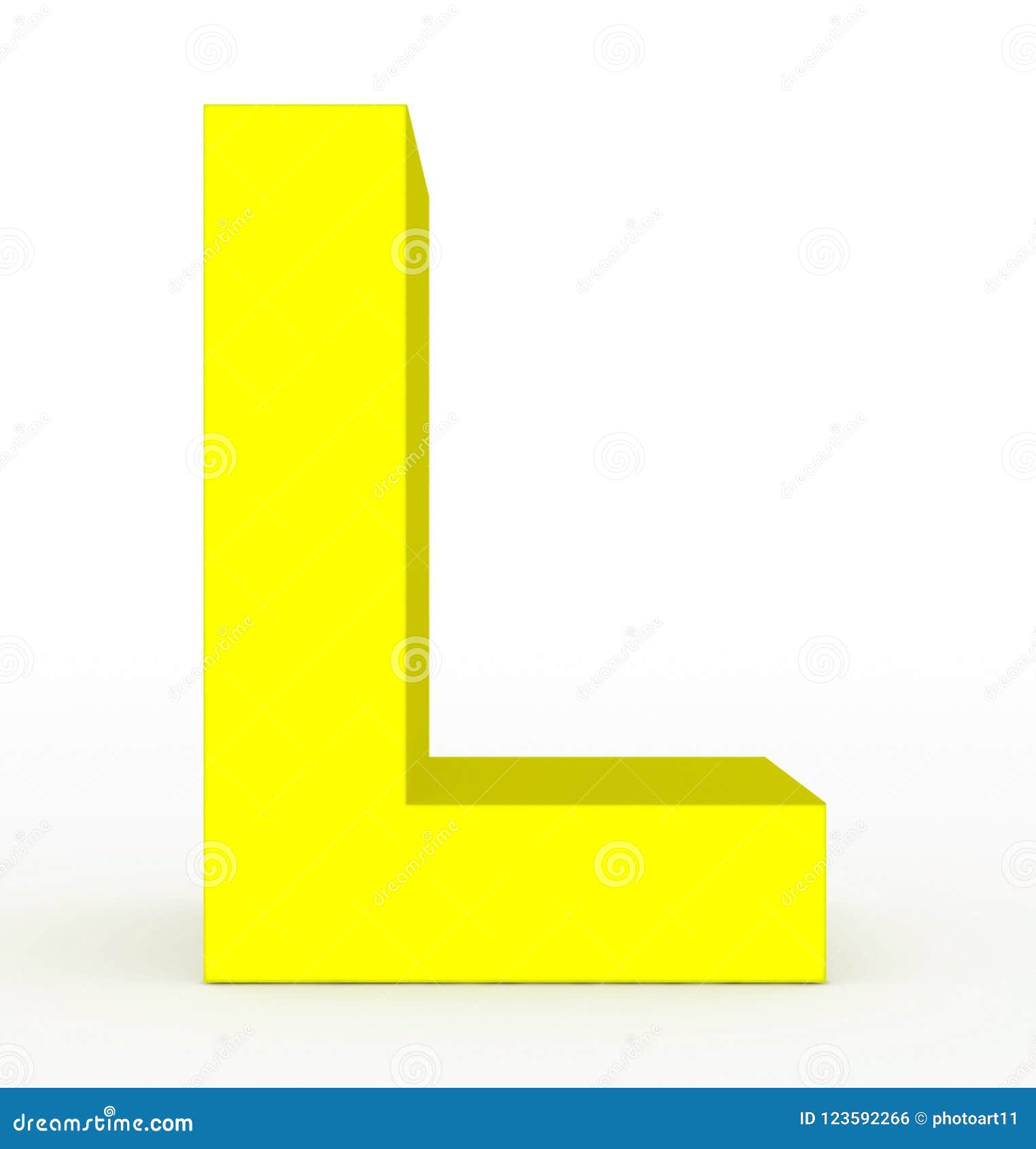 Letter L 3d Yellow Isolated on White Stock Illustration - Illustration ... Letter L 3d Yellow Isolated on White Stock Illustration - Illustration ...