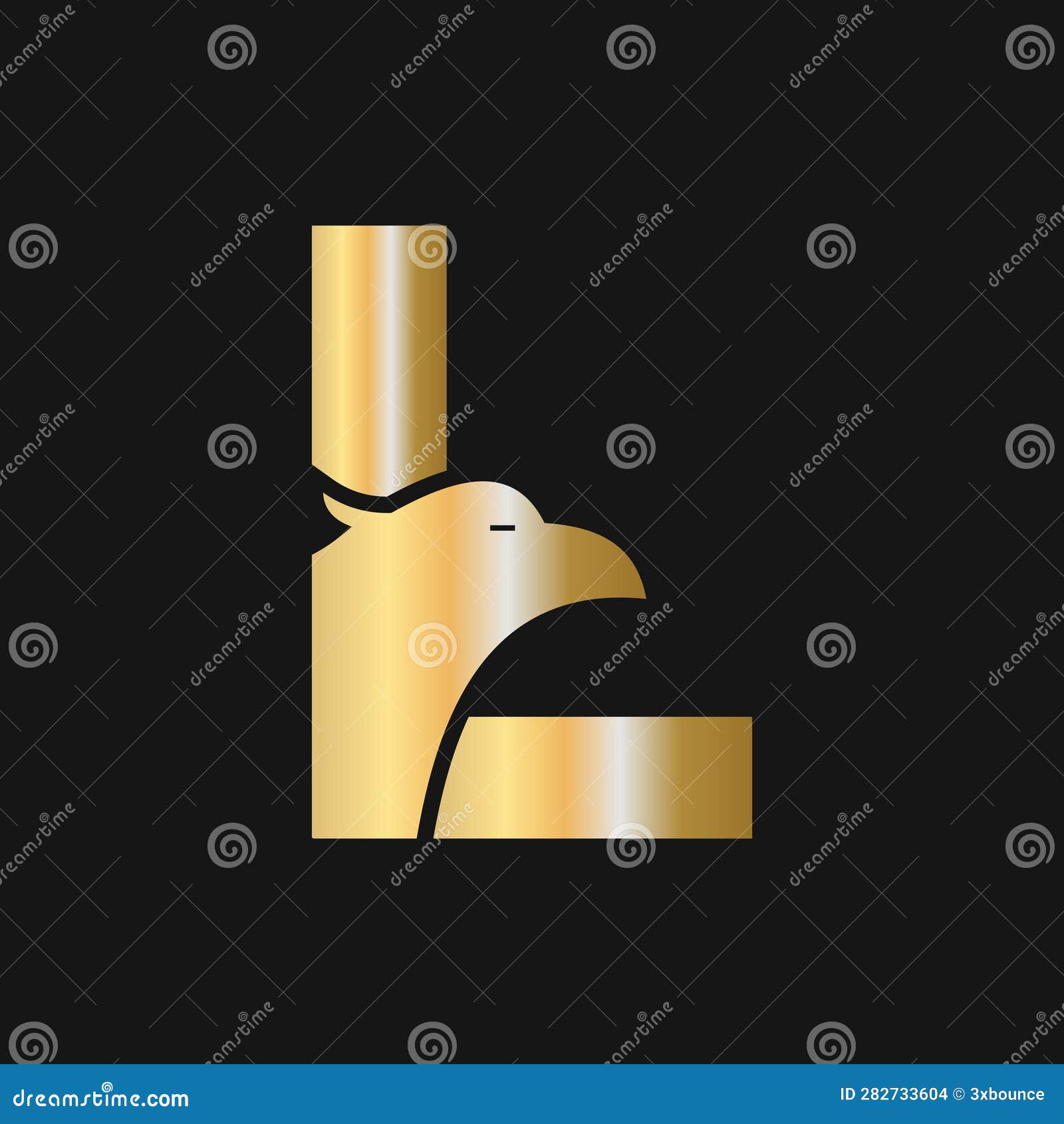 Letter L Eagle Logo Design. Transportation Symbol Vector Template Stock ...