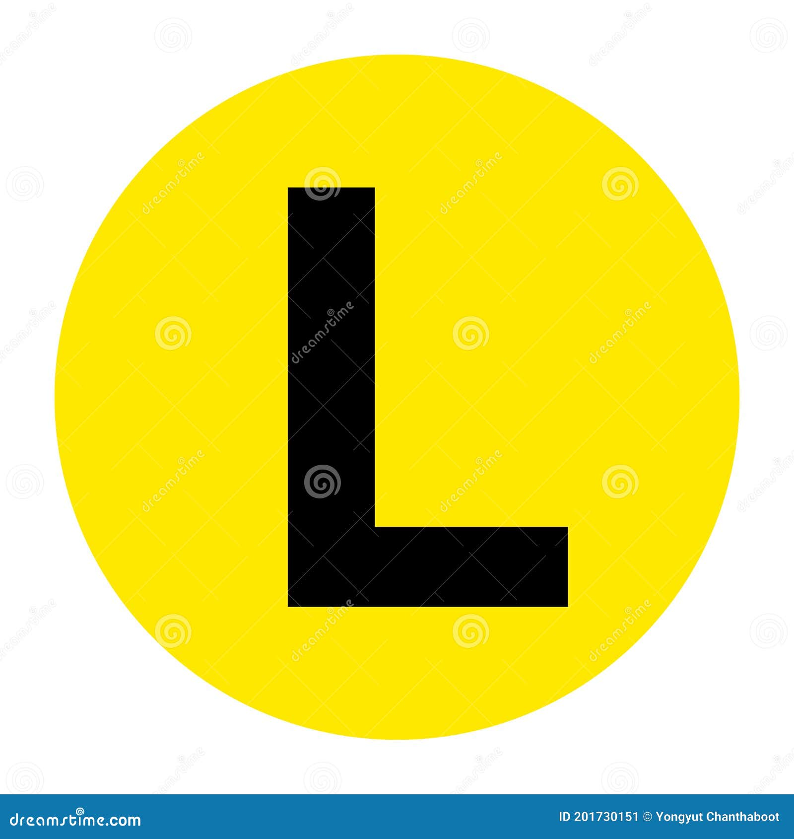 Letter L Floor Marker Symbol, Vector Illustration, Isolate on White ...