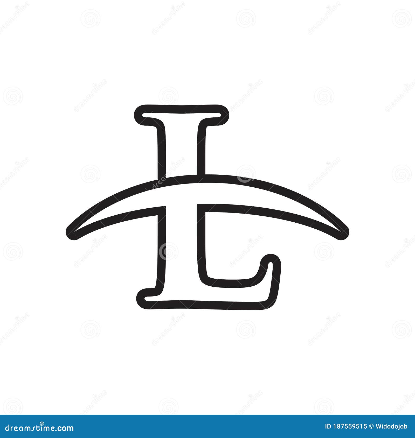 Letter L Icon Symbol Design Vector Stock Vector - Illustration of ...