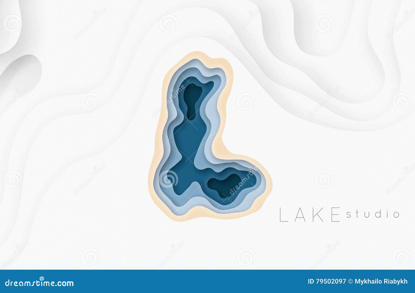 Letter Lake Sign Logo Vector: A Distinctive Symbol Of Serenity And ...