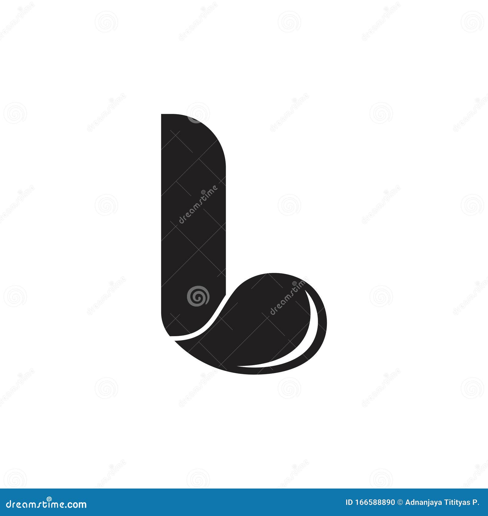 Letter L Liquid Design Logo Vector Stock Vector - Illustration of ...