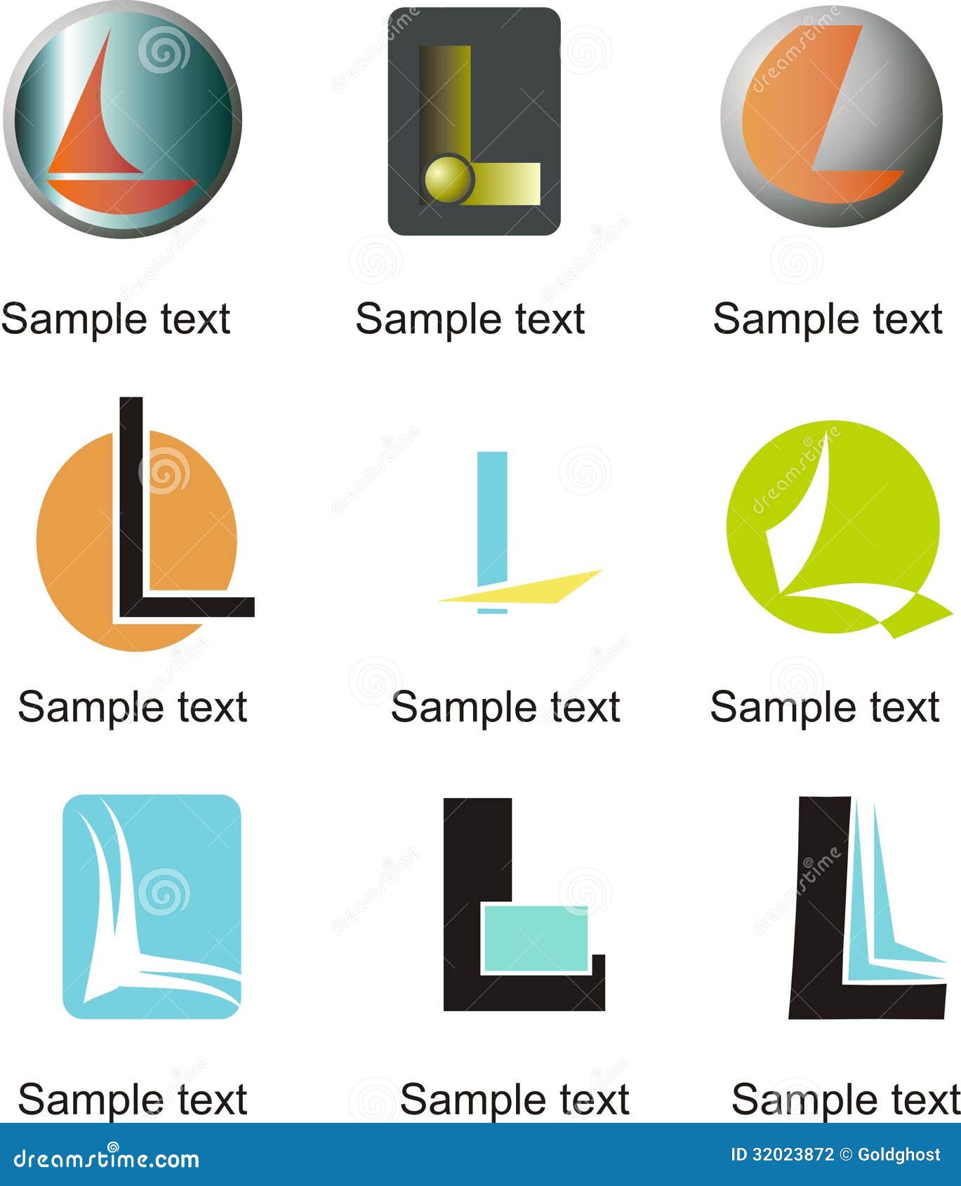 Letter L Logo Stock Photography - Image: 32023872