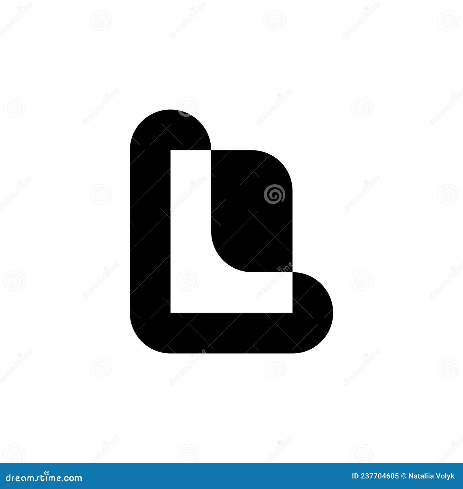 Letter L logo. Icon design stock vector. Illustration of font - 237704605