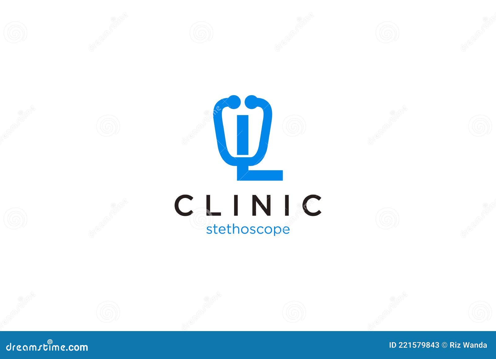 Letter L Logo with Stethoscope for Medical and Pharmacy Stock Vector ...
