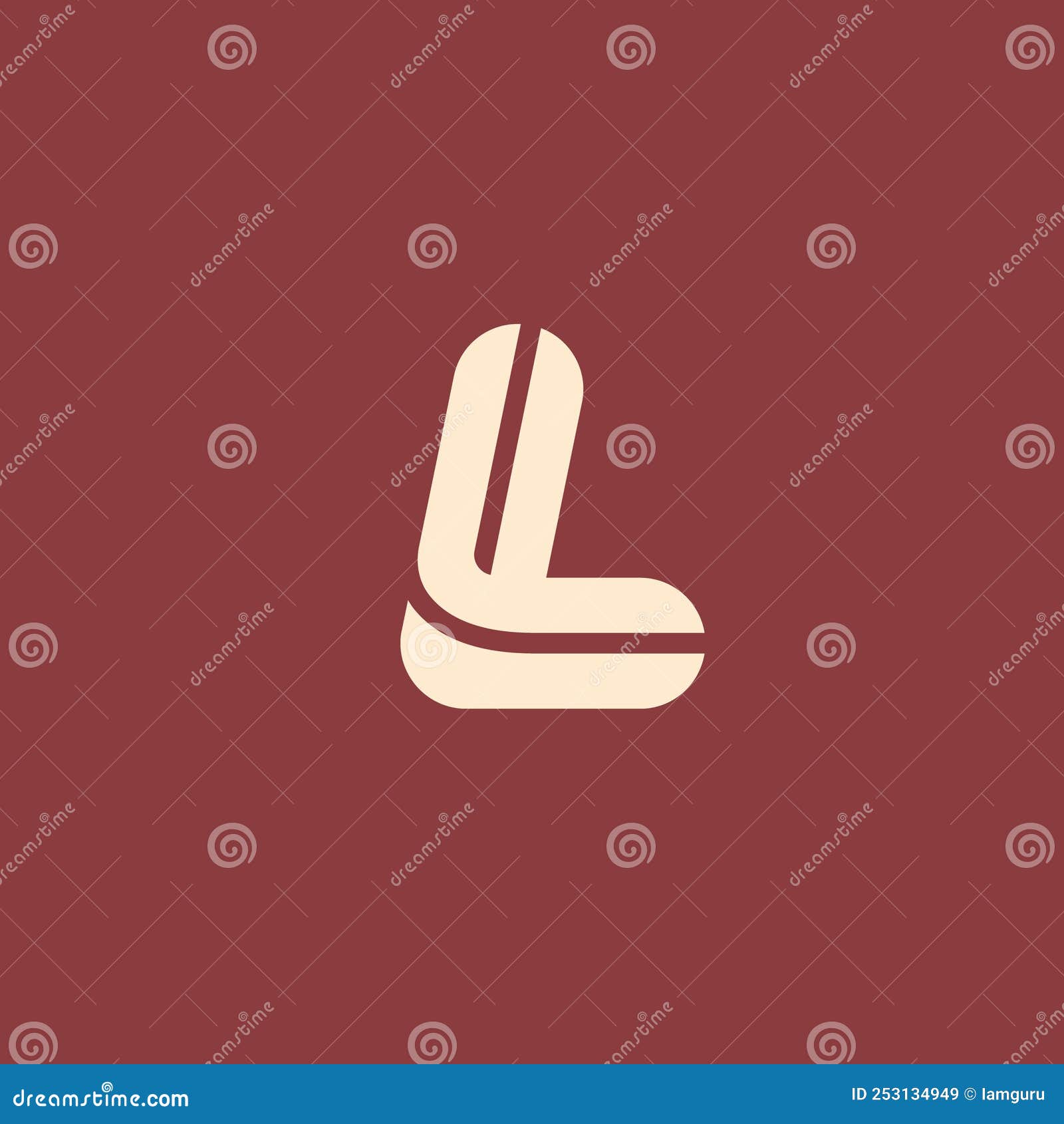 Letter L Logo Vector Template. Abstract Flat Icon Symbol Logotype in ...
