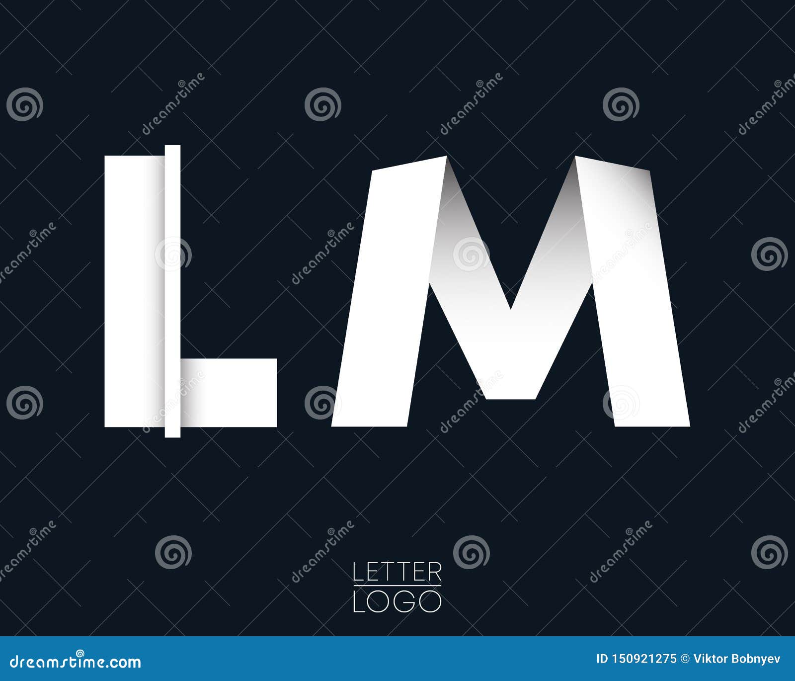 Letter L and M Template Logo Design Stock Vector - Illustration of ...
