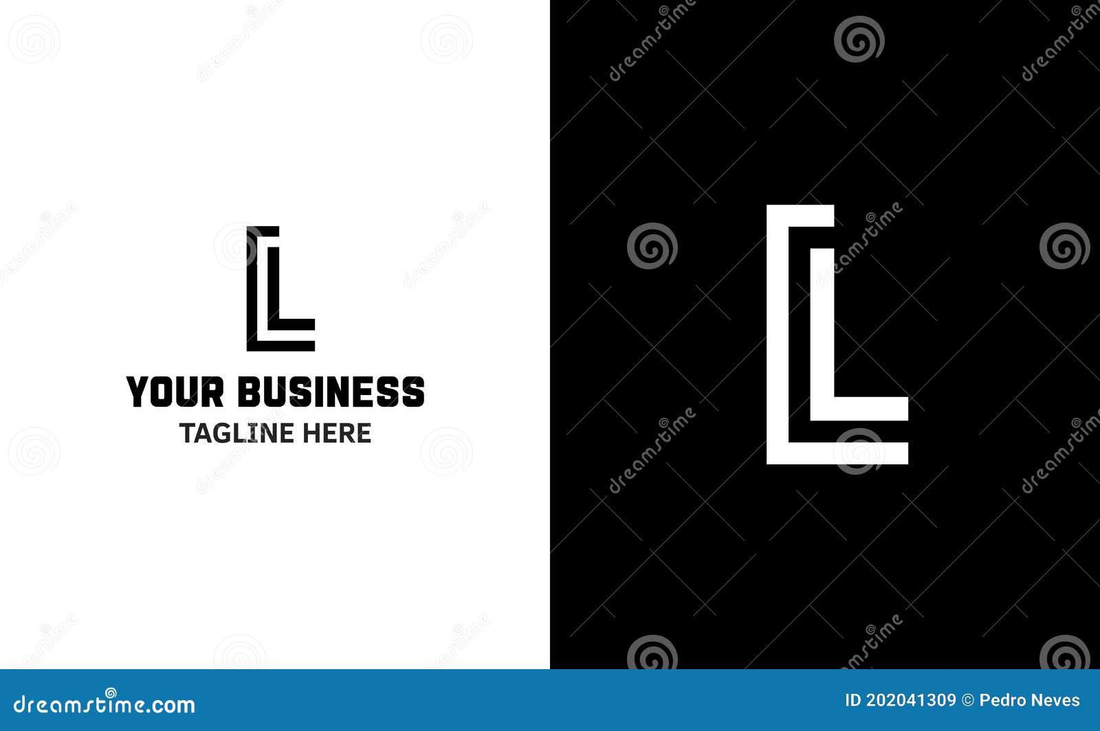Letter L Minimal Vector Logo. Icon Mark Design Template Stock Vector ...