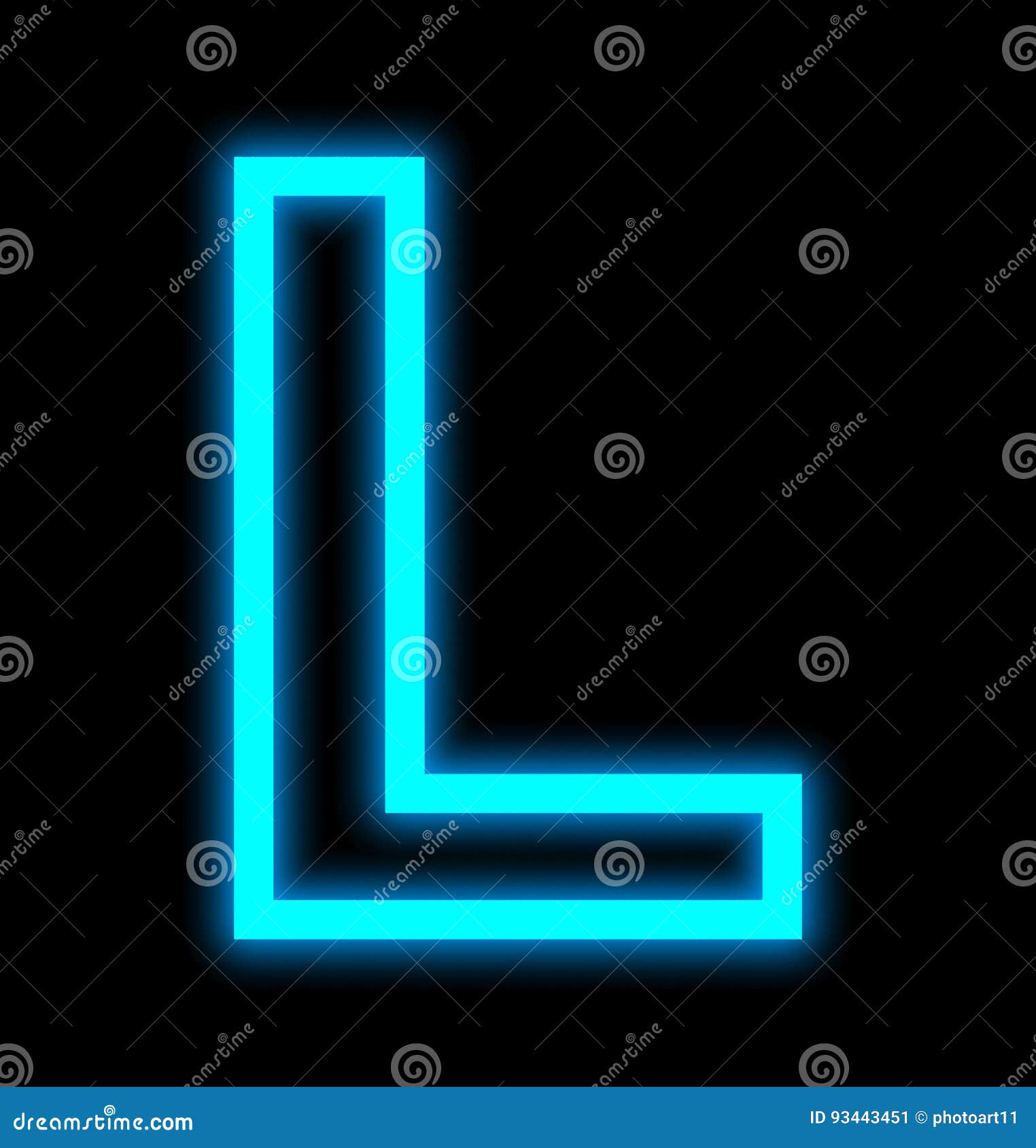 Blue Letter L