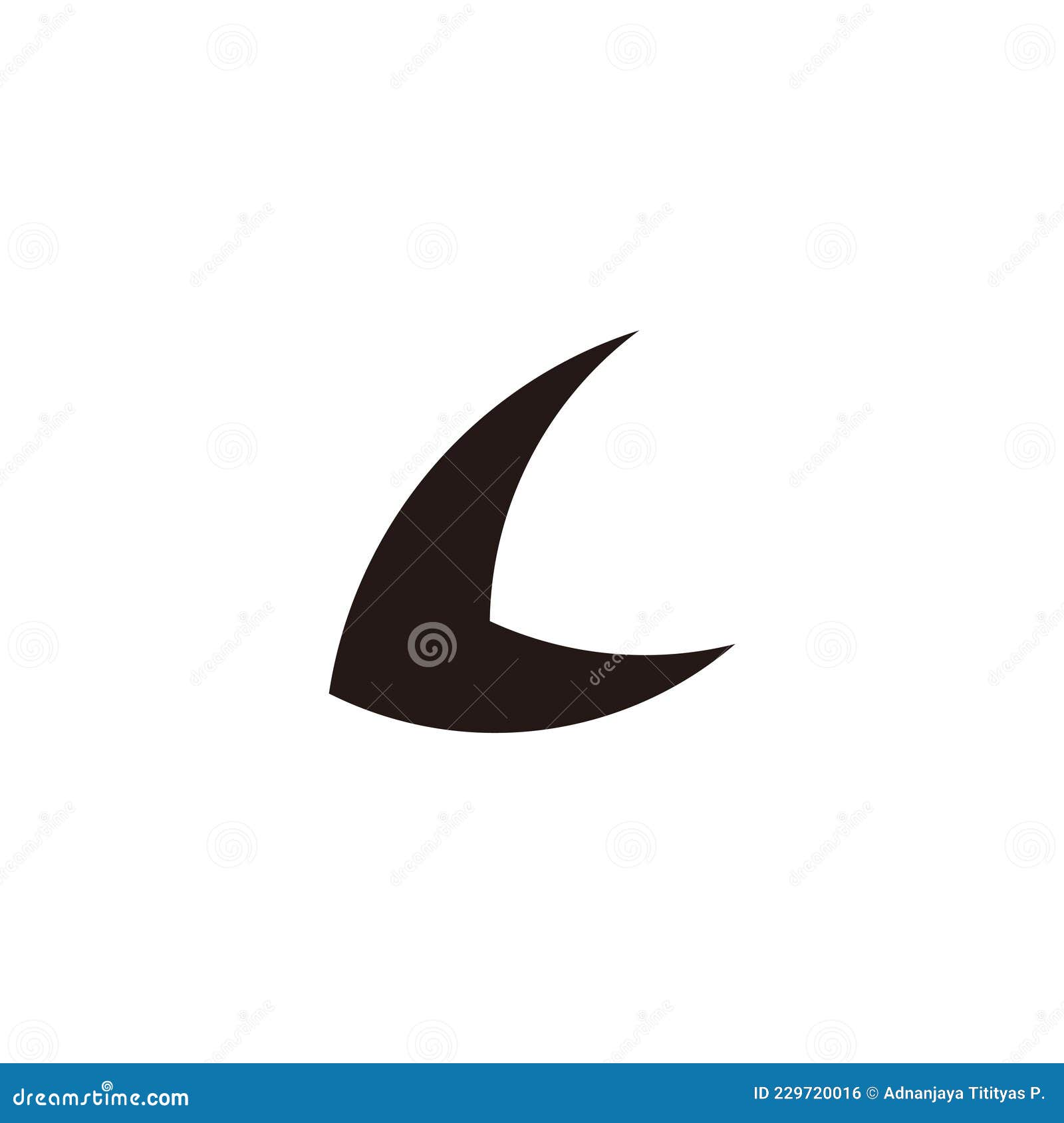 Letter L Simple Geometric Symbol Logo Vector Stock Vector ...