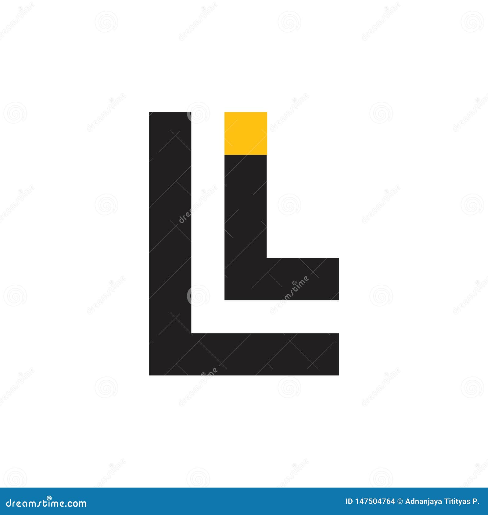 Letter L Simple Line Brand Logo Vector Stock Vector - Illustration of ...