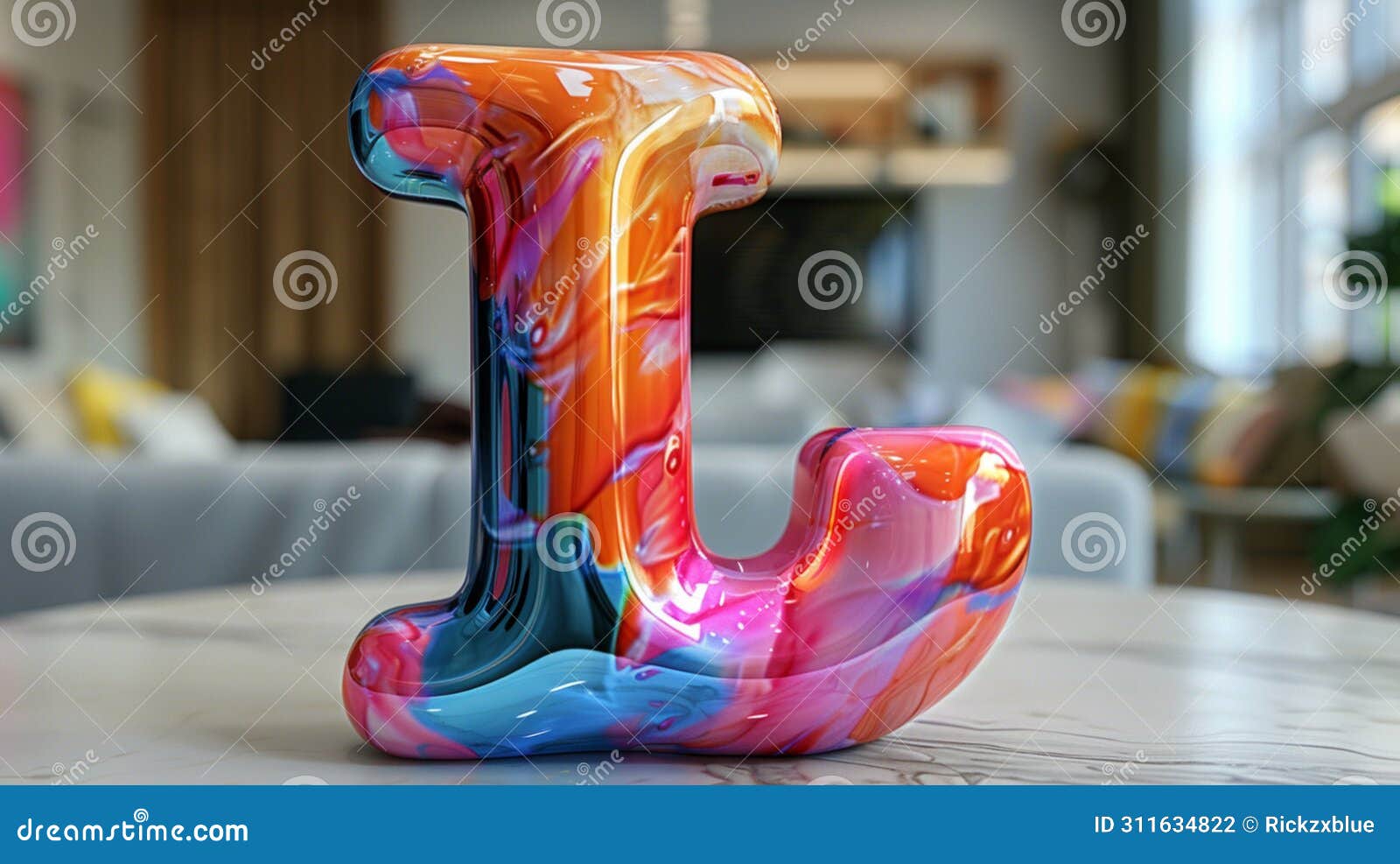 Letter "L" Stands Out in the Room, Not Just As a Decorative Object, but ...