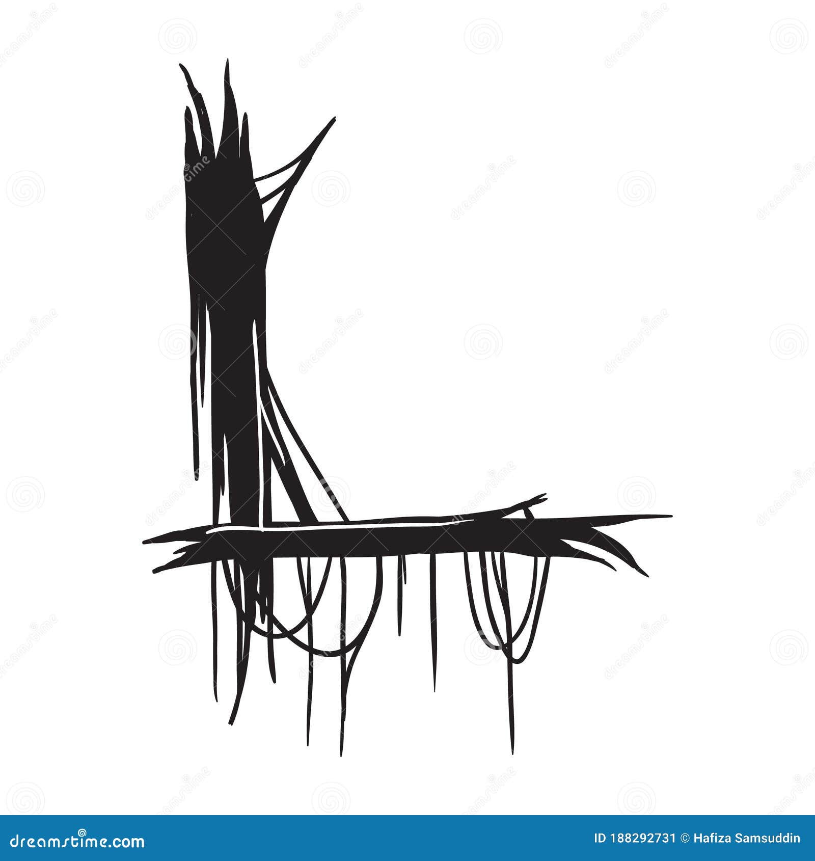 Letter L. Vector Illustration Decorative Design Stock Vector ...