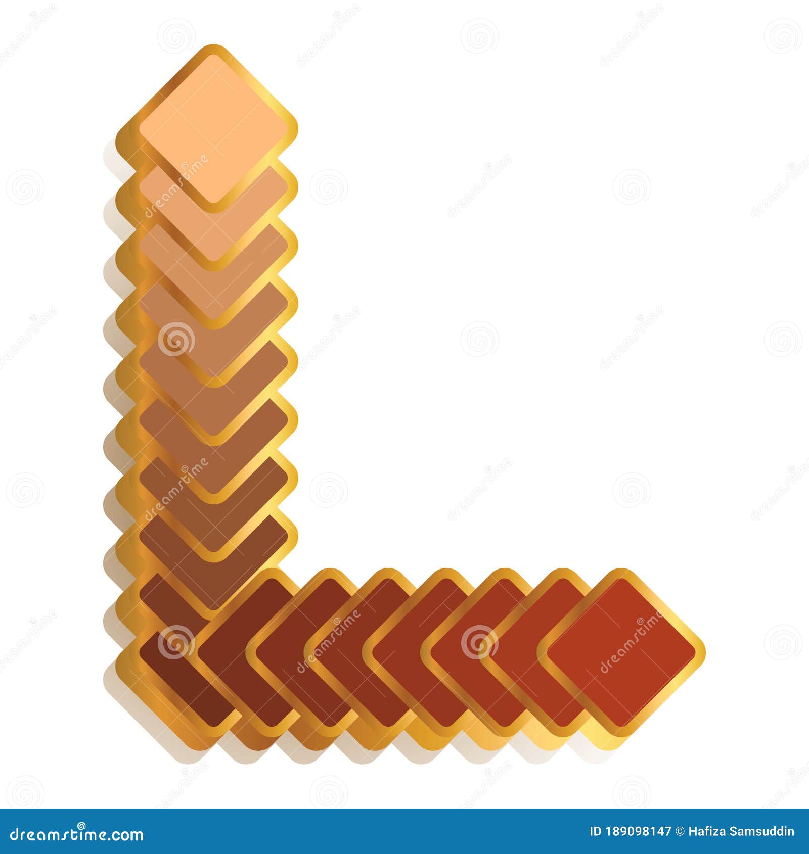 Letter L. Vector Illustration Decorative Design Stock Vector ...