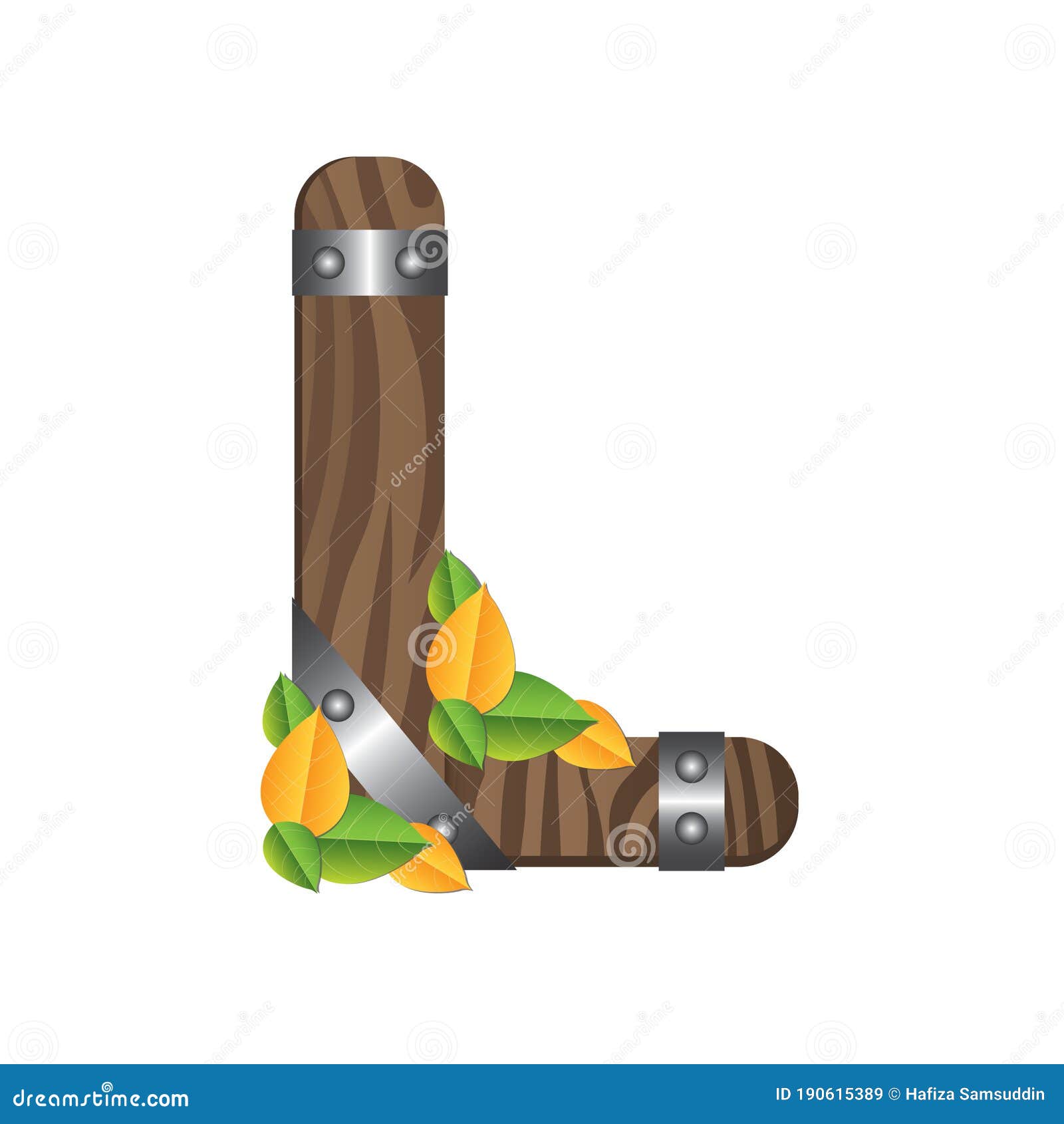 Letter L. Vector Illustration Decorative Design Stock Vector ...