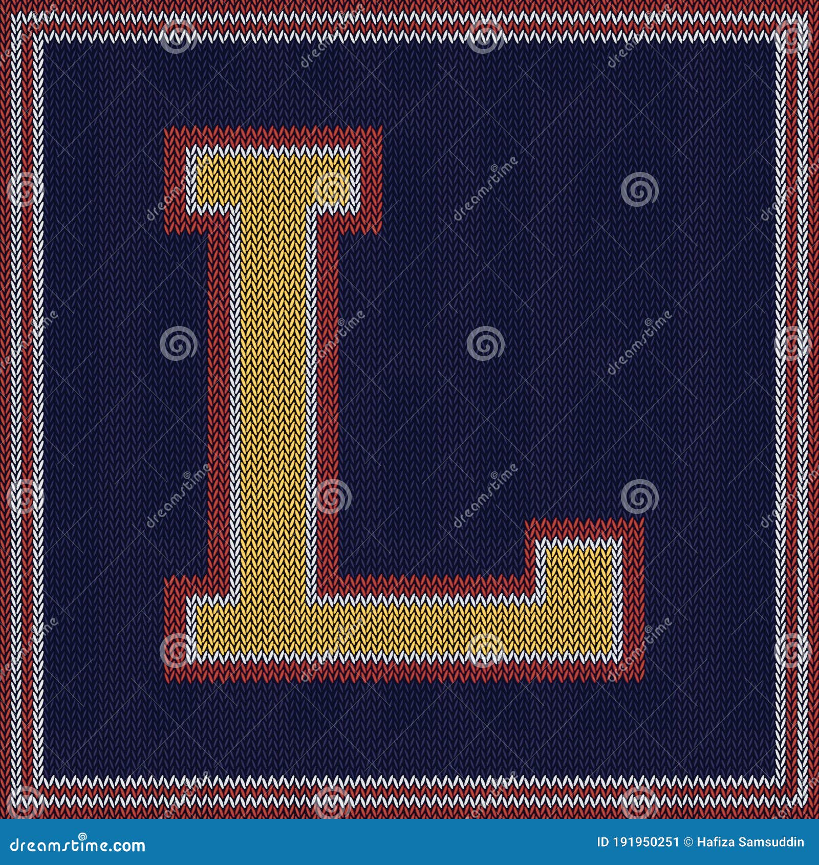 Letter L. Vector Illustration Decorative Design Stock Vector ...