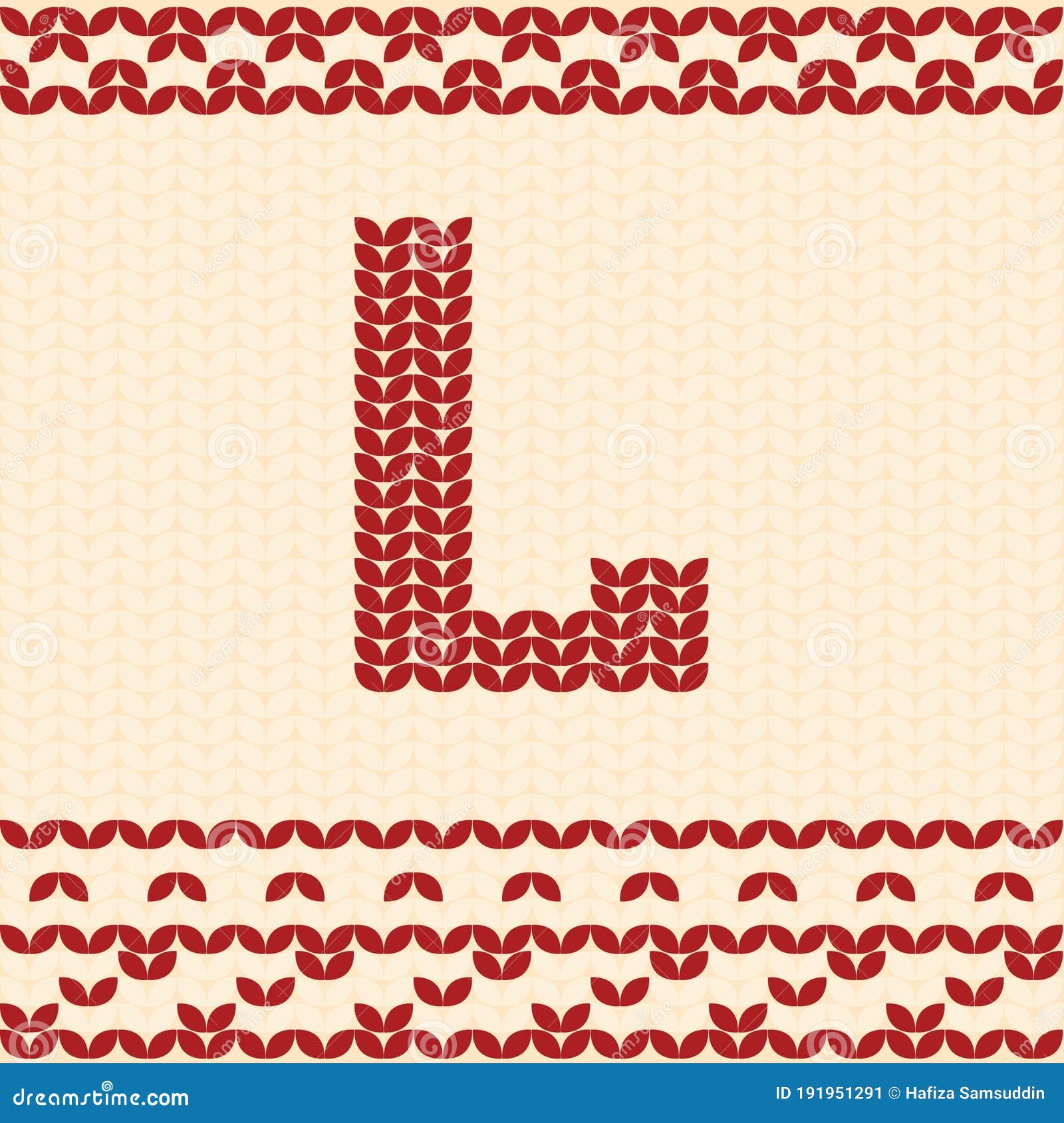 Letter L. Vector Illustration Decorative Design Stock Vector ...