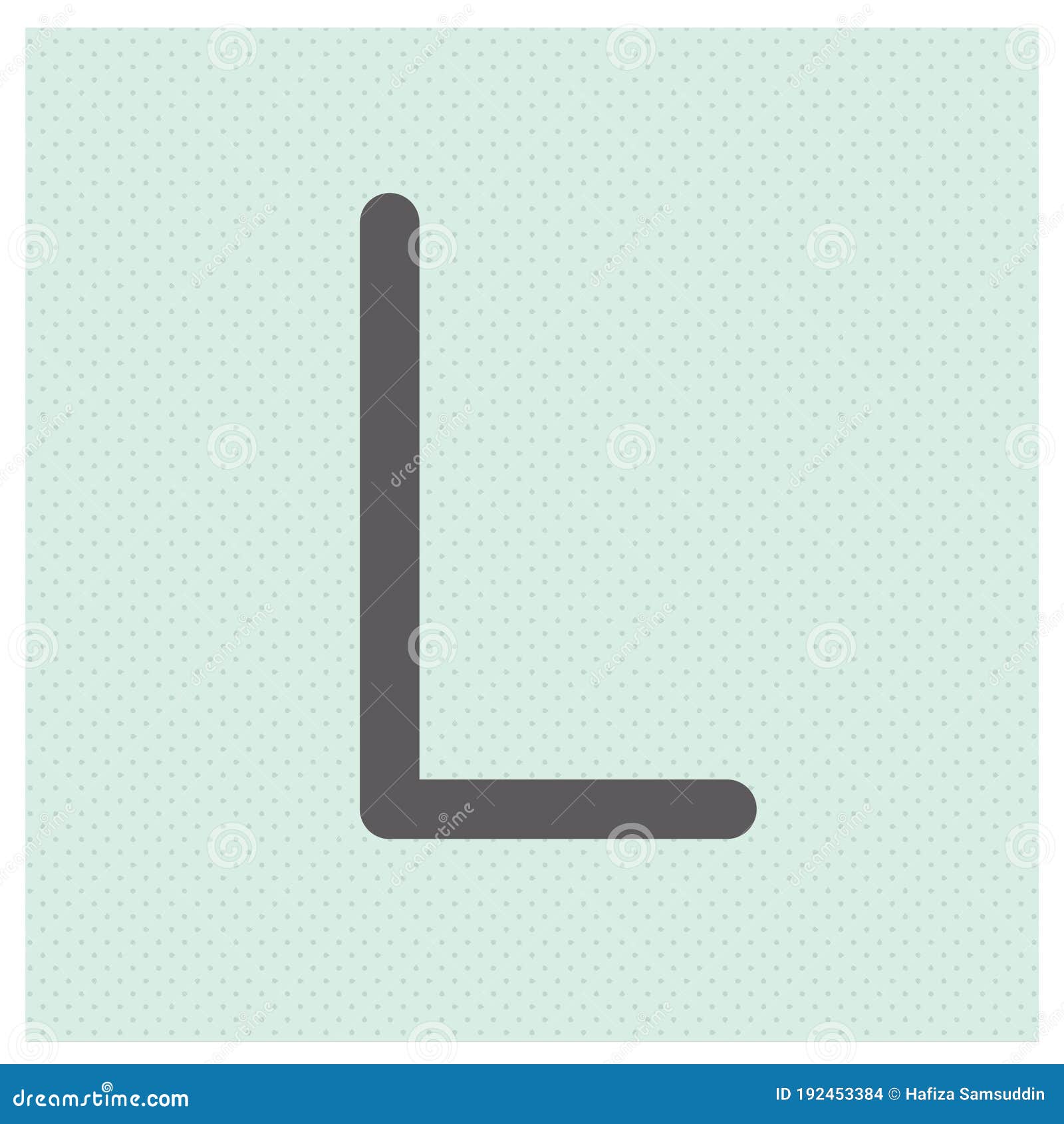 Letter L. Vector Illustration Decorative Design Stock Vector ...
