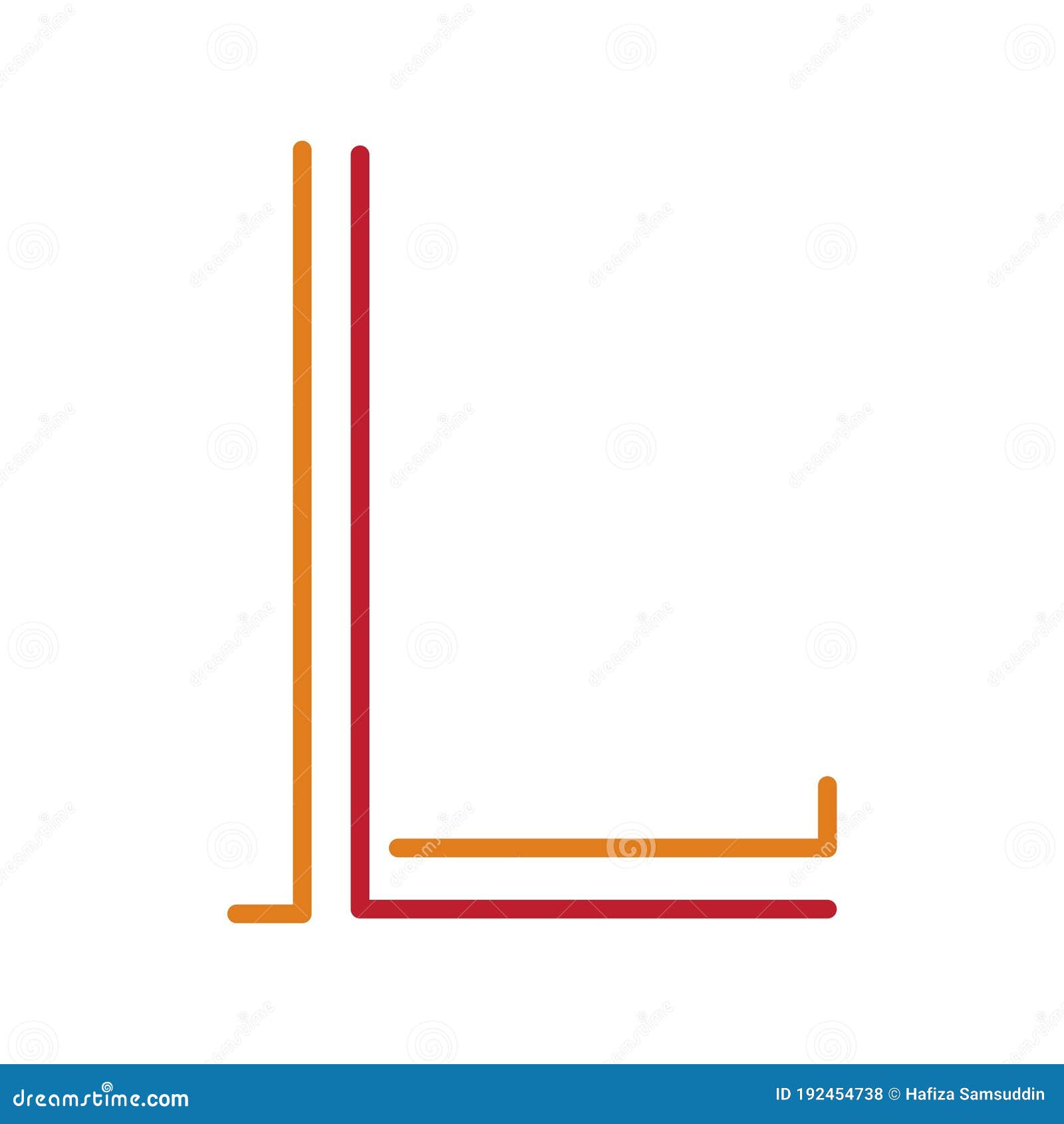 Letter L. Vector Illustration Decorative Design Stock Vector ...