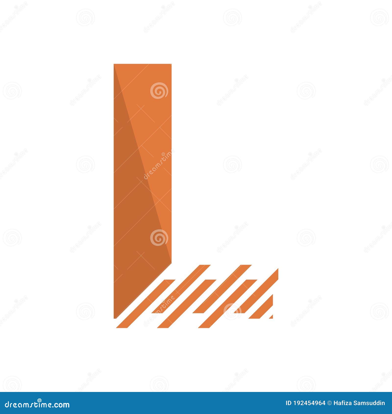 Letter L. Vector Illustration Decorative Design Stock Vector ...