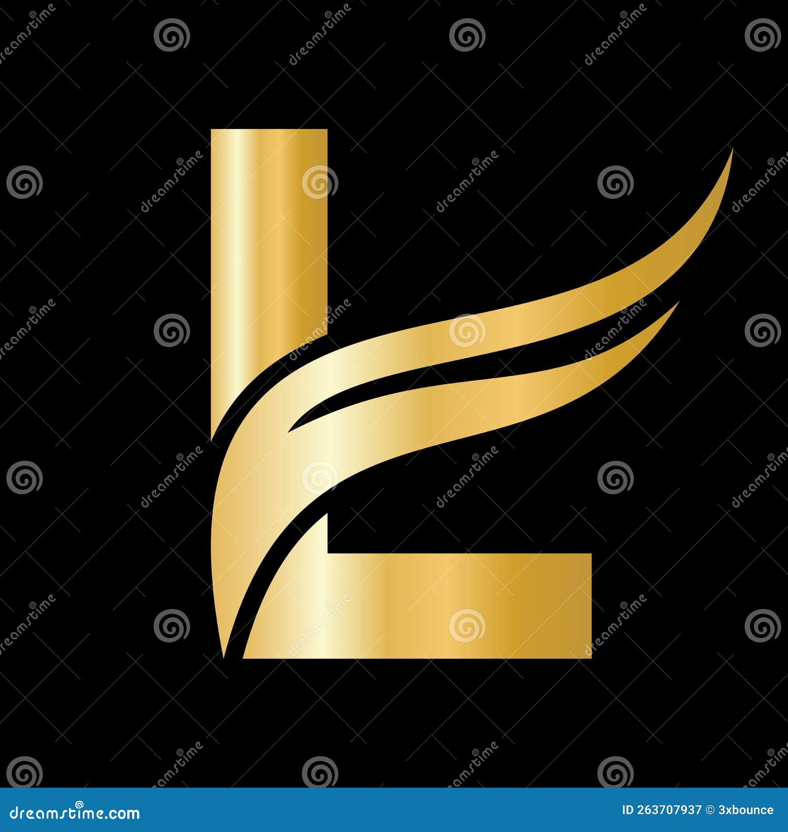 Letter L Wing Logo for Transport, Freight, Transportation Logotype ...