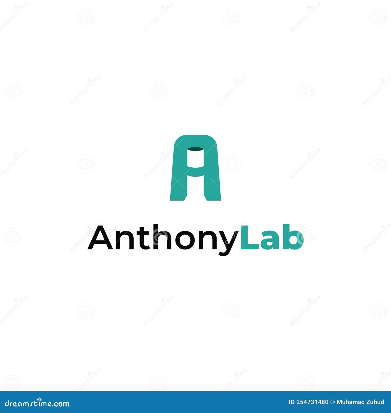 Letter a Lab Logo Design Concept. Stock Vector - Illustration of ...