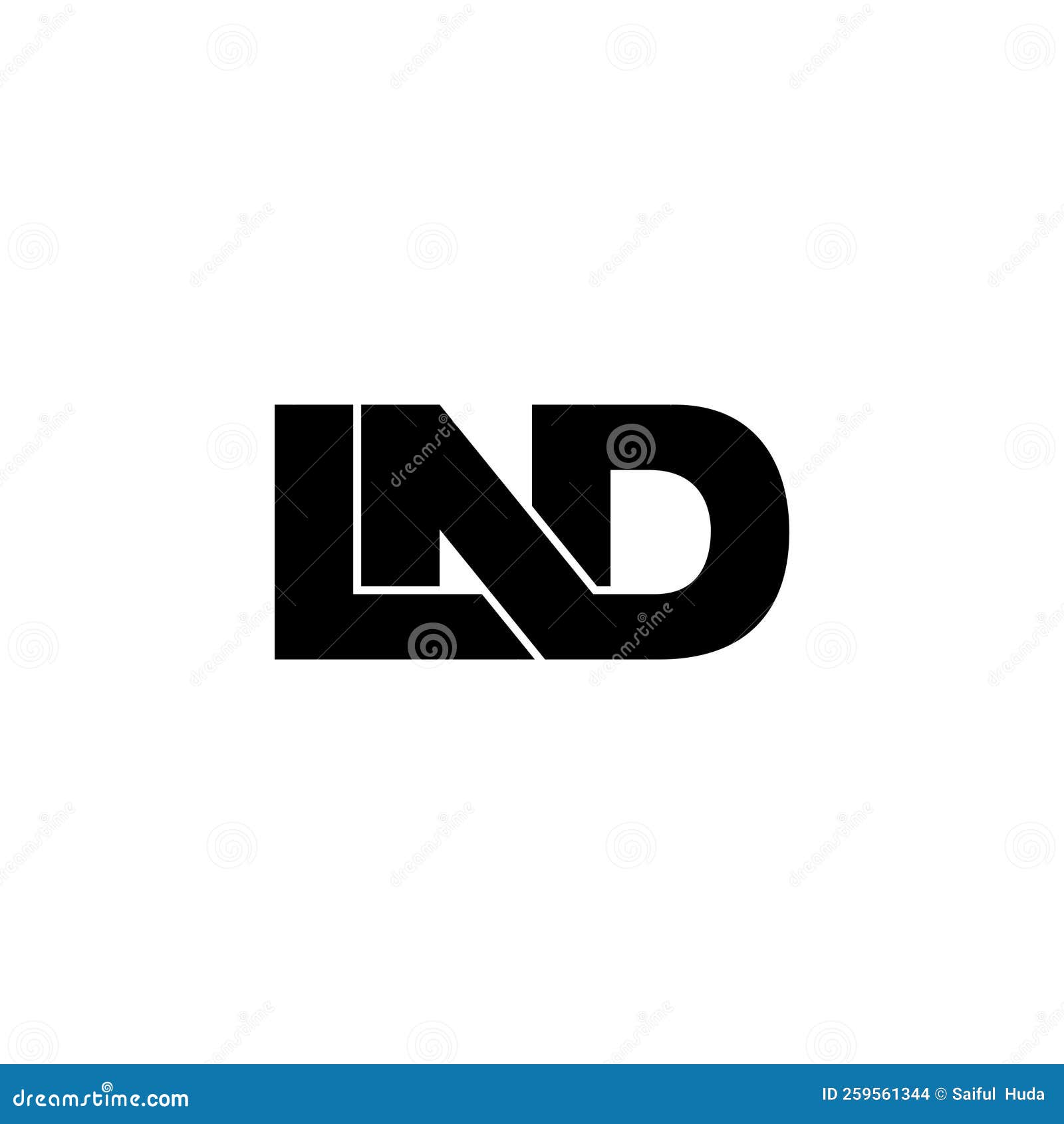 Letter LAD Simple Monogram Logo Icon Design. Stock Vector ...