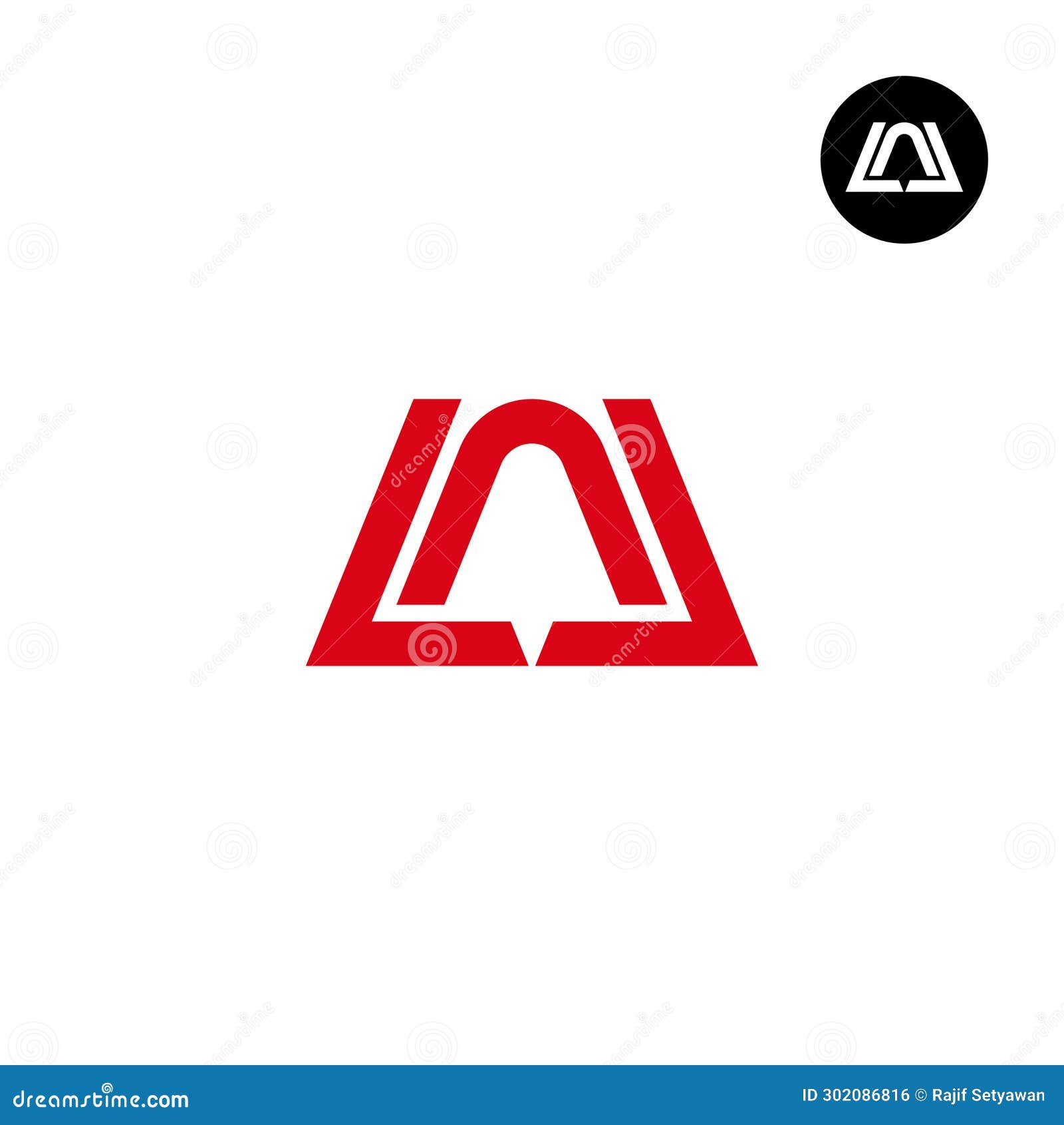 Letter LAL Monogram Logo Design Vector Illustration | CartoonDealer.com ...