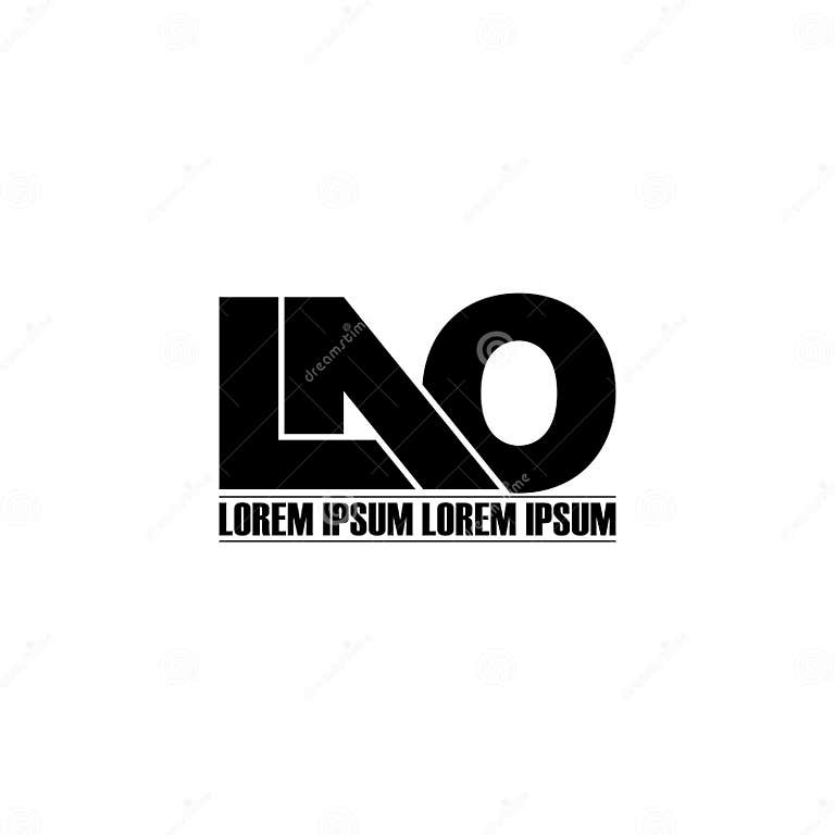 Letter LAO Simple Monogram Logo Icon Design. Stock Vector ...