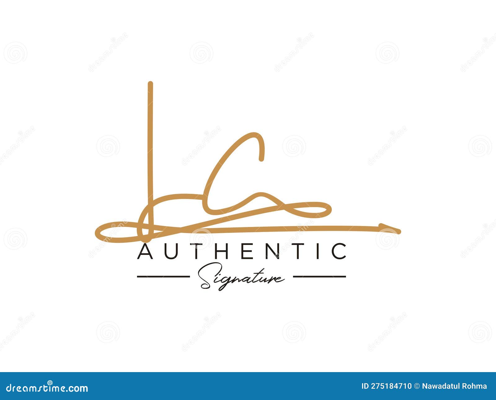 Letter LC Signature Logo Template Vector Stock Vector - Illustration of ...