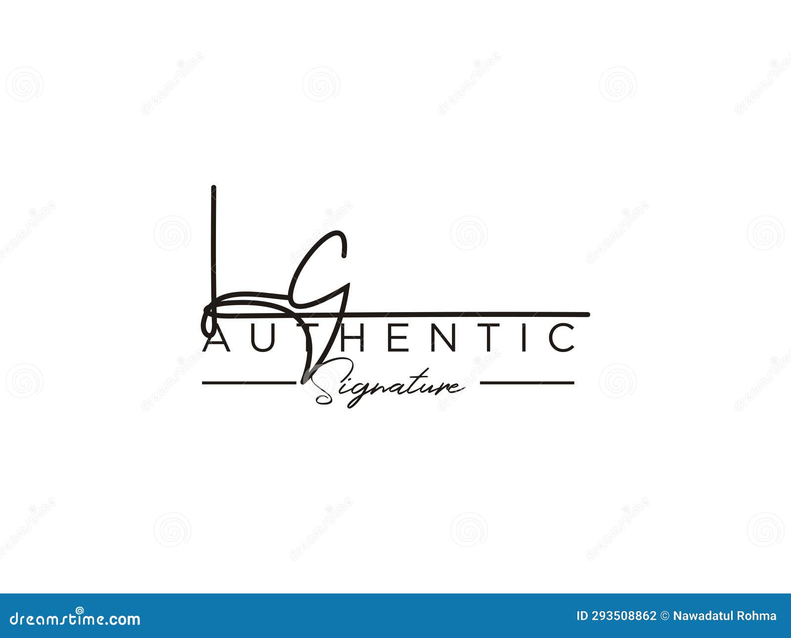Letter LC Signature Logo Template Vector Stock Vector - Illustration of ...