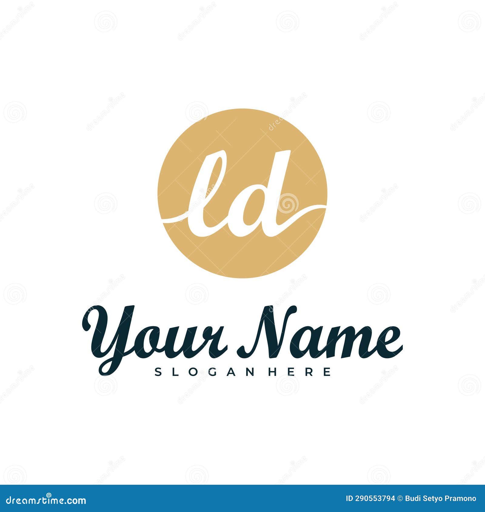 Letter LD Logo Design Vector. Luxury LD Logo Design Template Concept ...