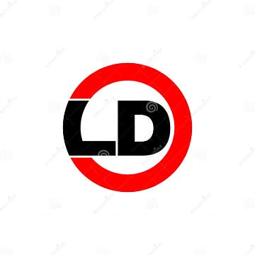 Letter LD Simple Monogram Logo Icon Design. Stock Vector - Illustration ...