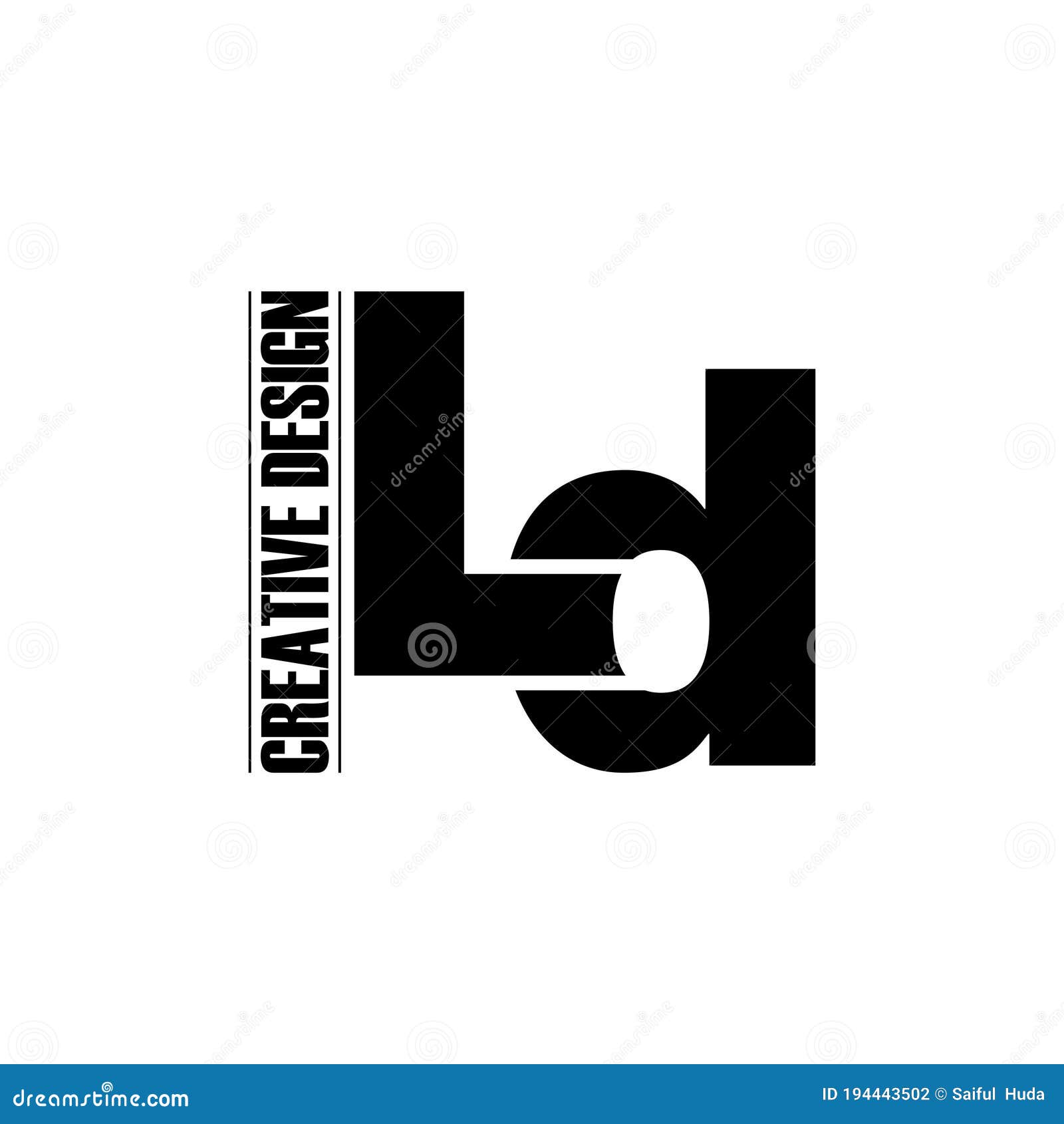 Letter LD Simple Monogram Logo Icon Design. Stock Vector - Illustration ...