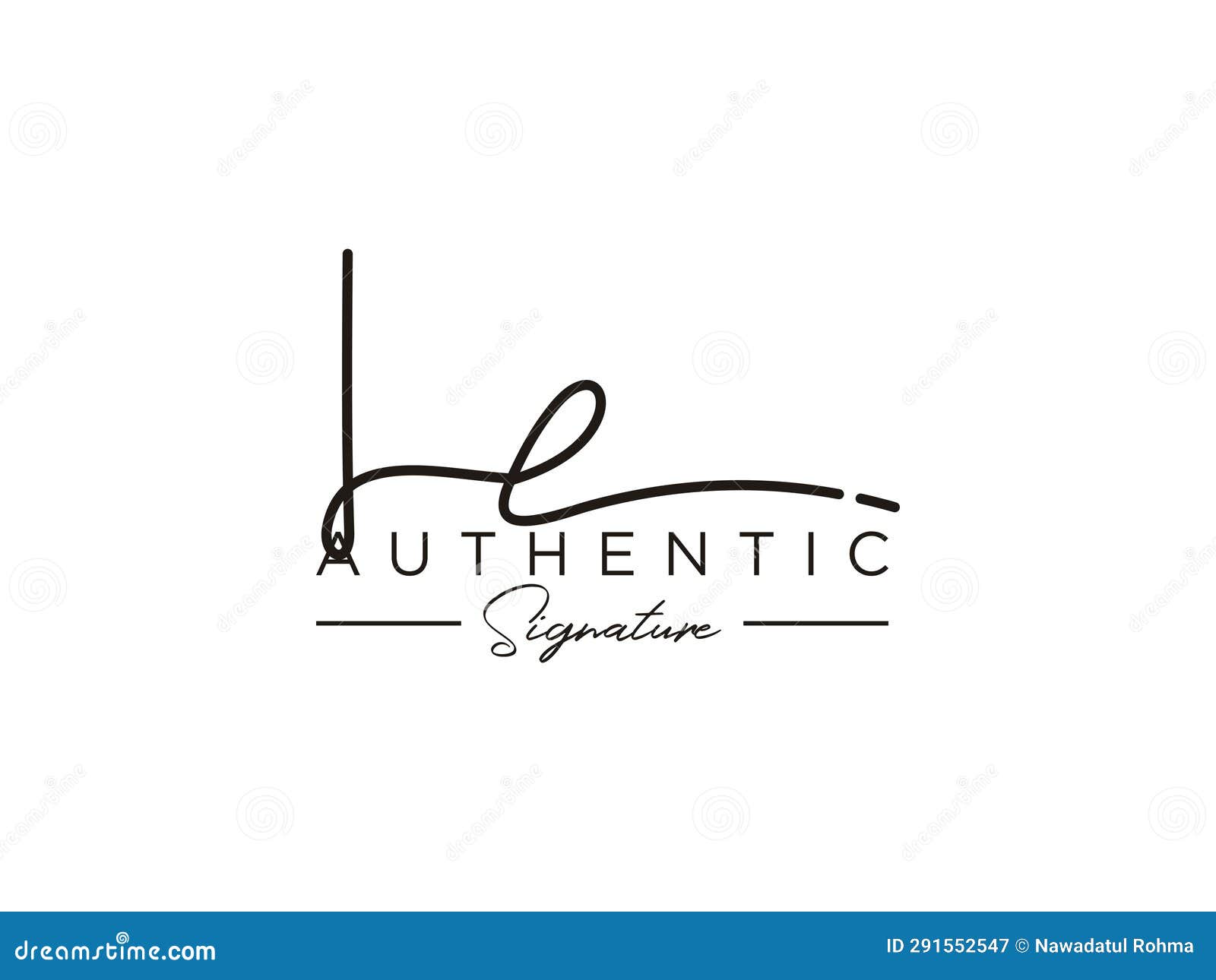 Letter LE Signature Logo Template Vector Stock Vector - Illustration of ...