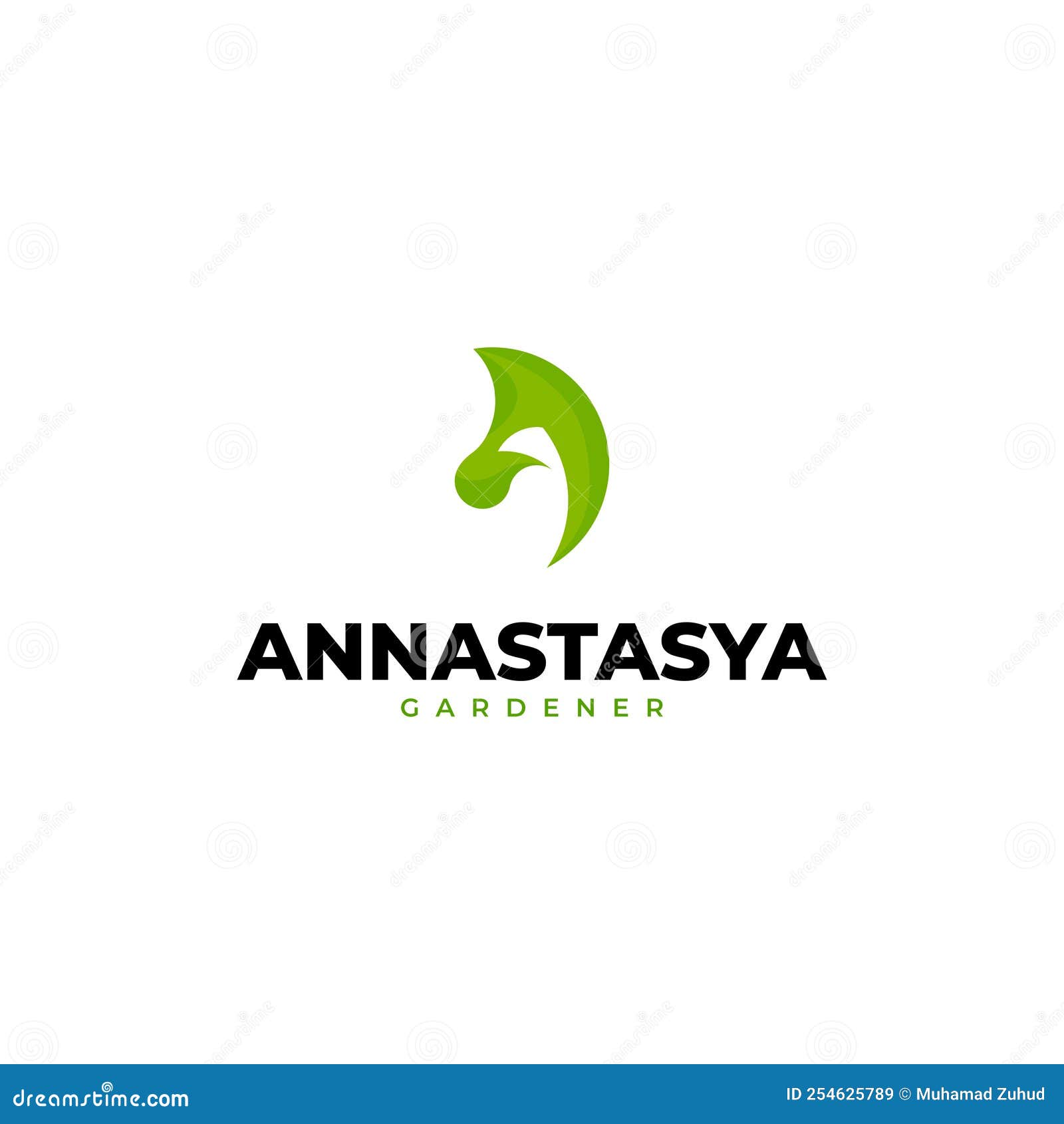 Letter a with Leaf Logo Design Stock Vector - Illustration of leaf ...