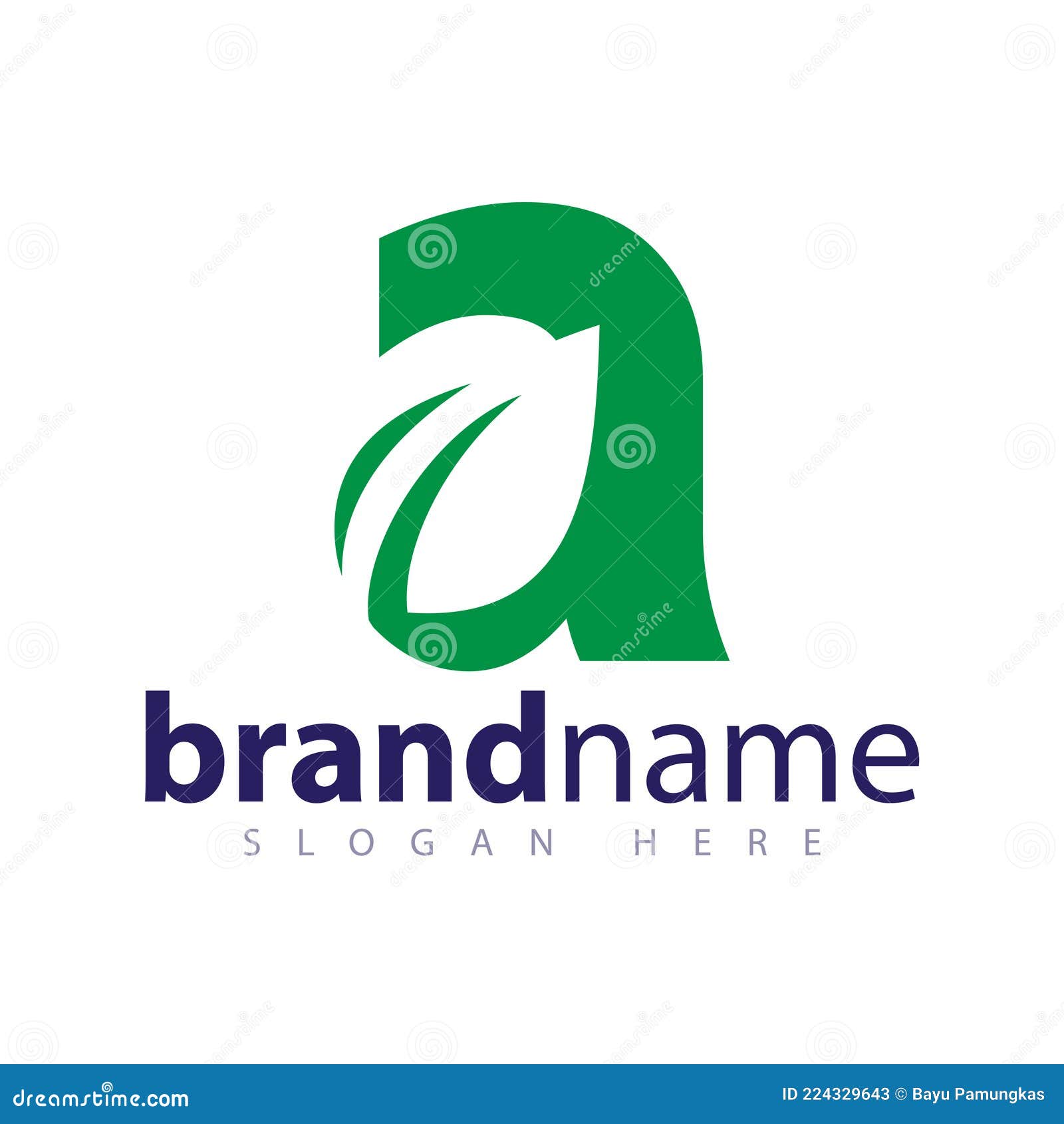 A Letter Leaf Logo Icon Vector Stock Vector - Illustration of design ...