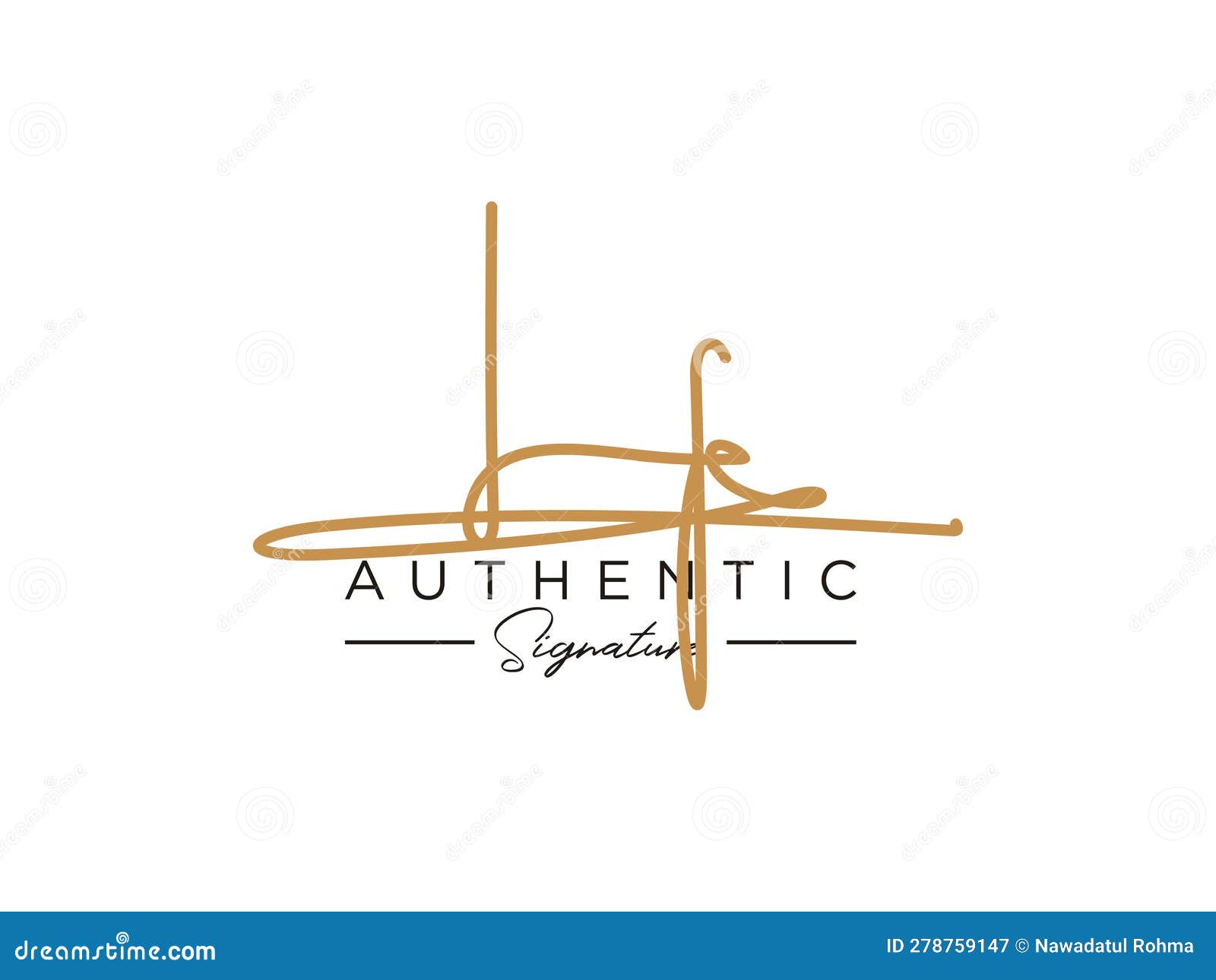 Letter LF Signature Logo Template Vector Stock Vector - Illustration of ...
