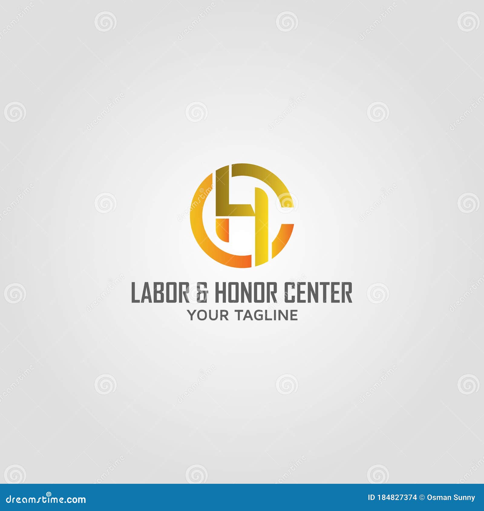 Letter LHC Vector Modern Logo Design Stock Vector - Illustration of ...